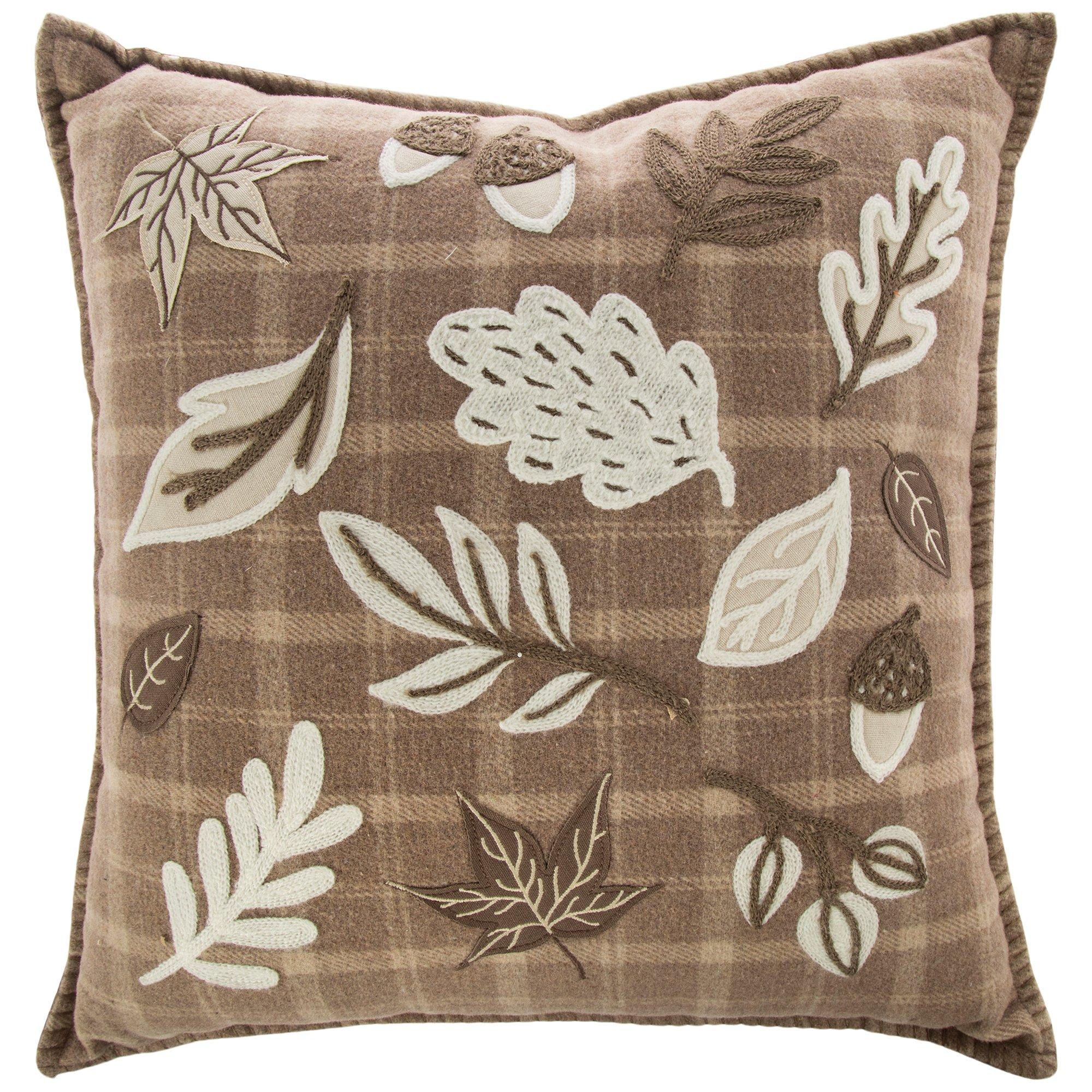 Fall Botanicals Plaid Pillow | Hobby Lobby | 6320618