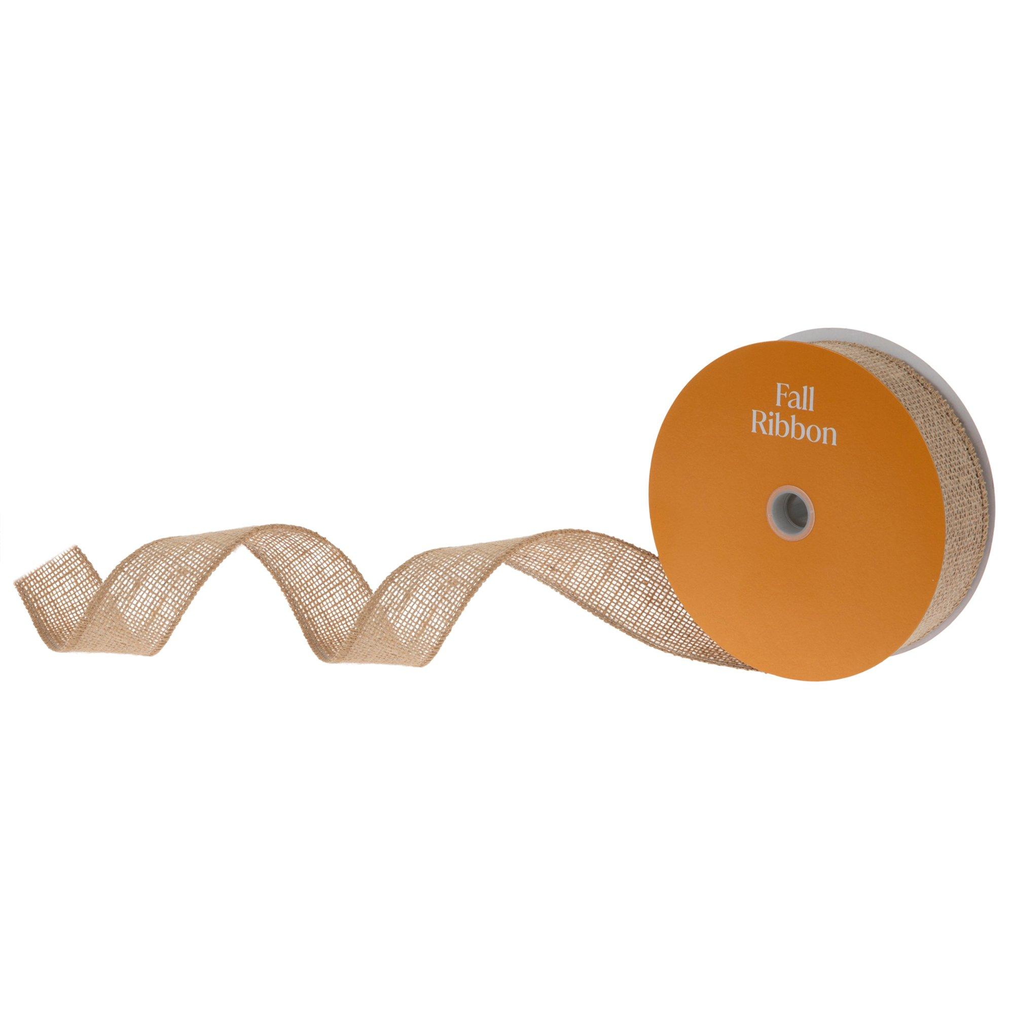 Natural Wired Edge Burlap Ribbon - 1 1/2" | Hobby Lobby | 6321285