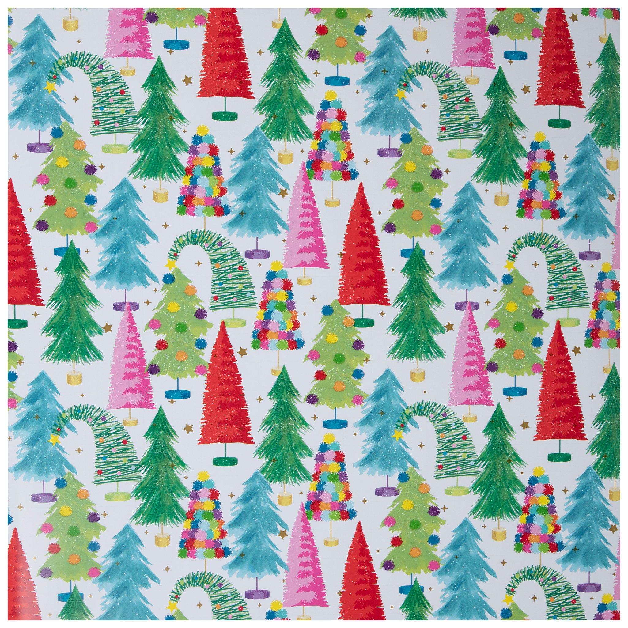 Bright Whimsical Trees Wrapping Paper | Hobby Lobby | 6328108
