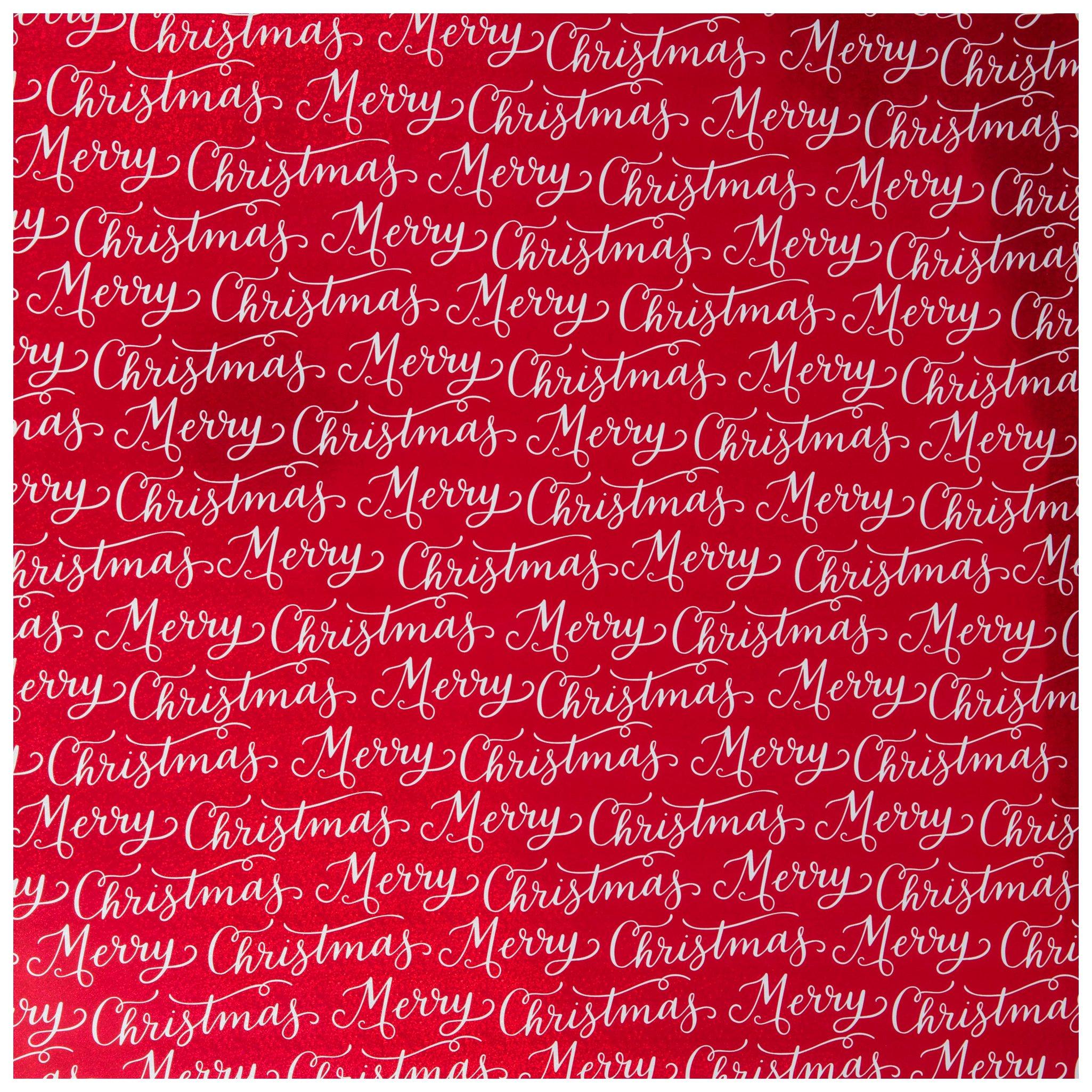 Merry Christmas Holographic Wrapping Paper | Hobby Lobby | 6328355