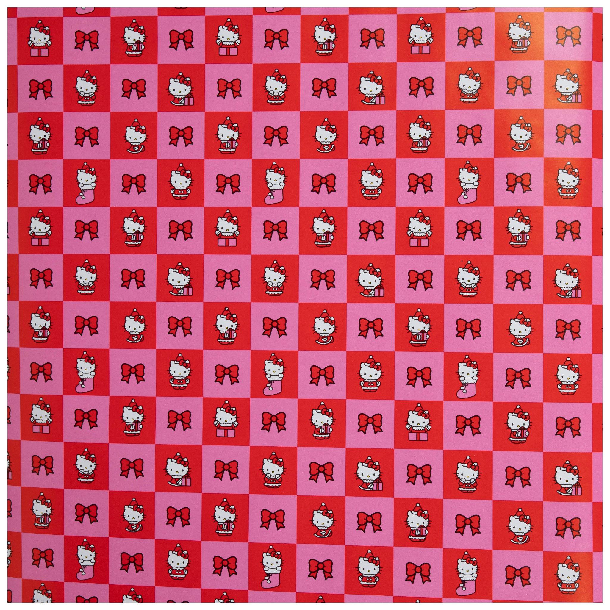 Checkered Hello Kitty Wrapping Paper | Hobby Lobby | 6328587