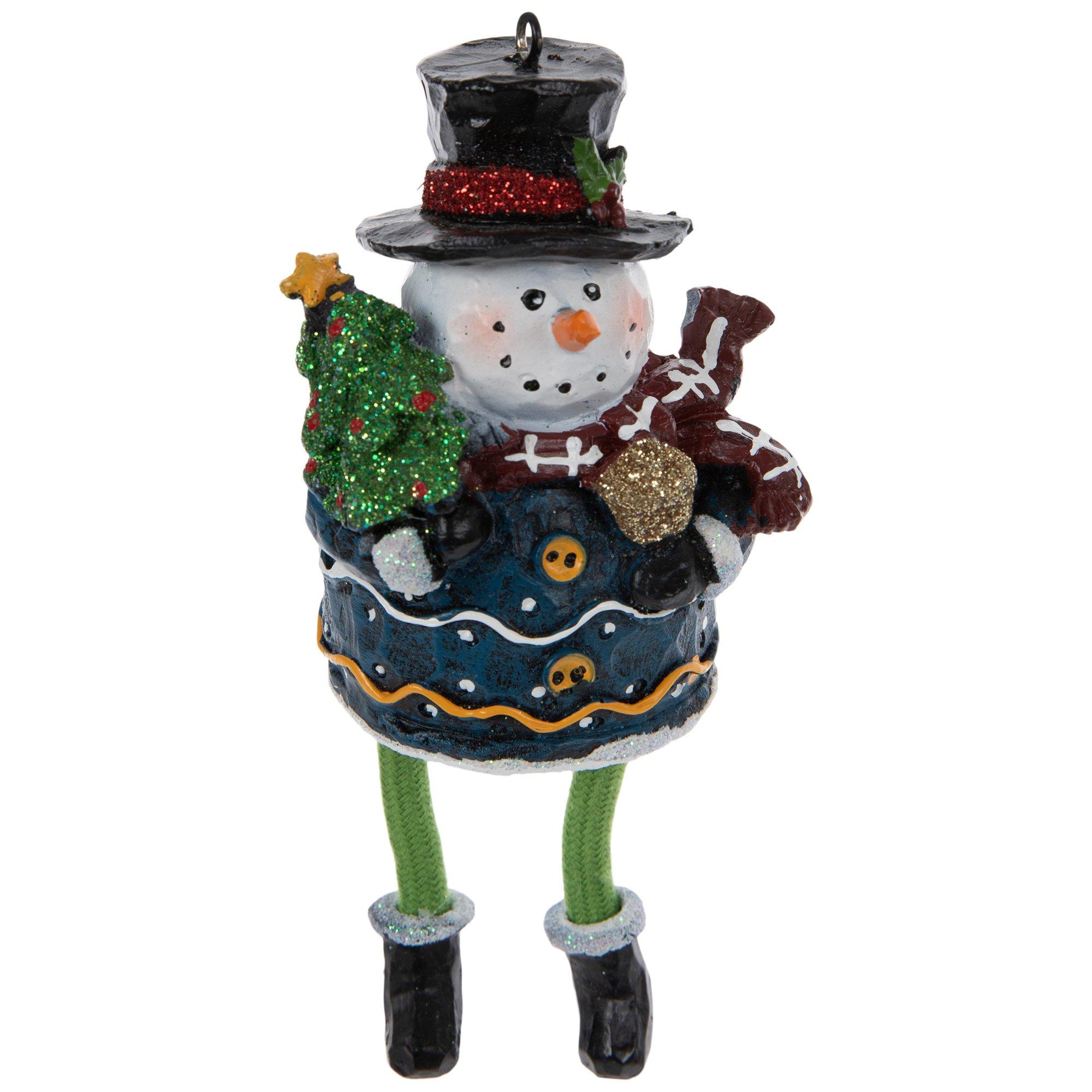 Dangling Legs Snowman Ornament | Hobby Lobby | 6329163