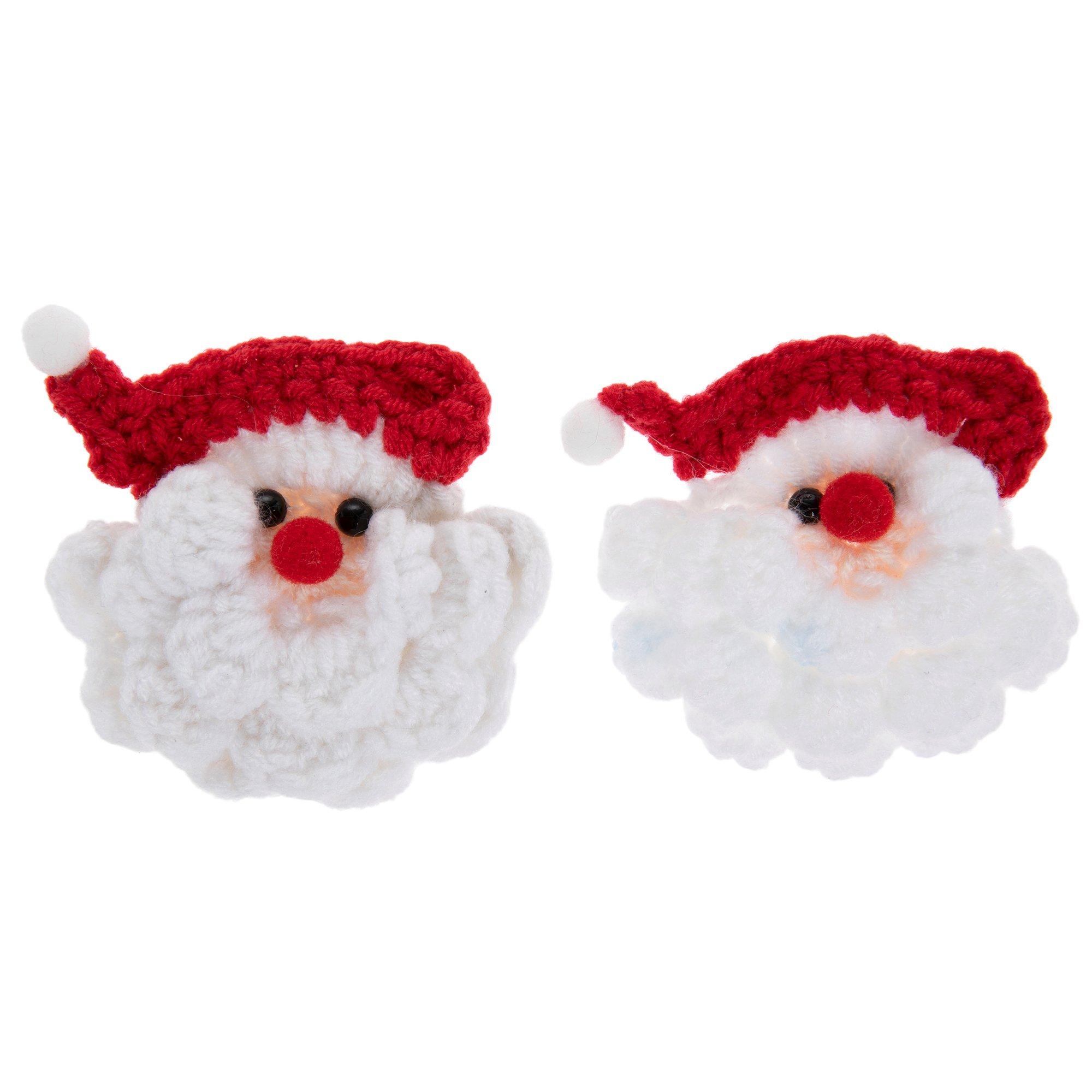 Crochet Santa Heads | Hobby Lobby | 6329502