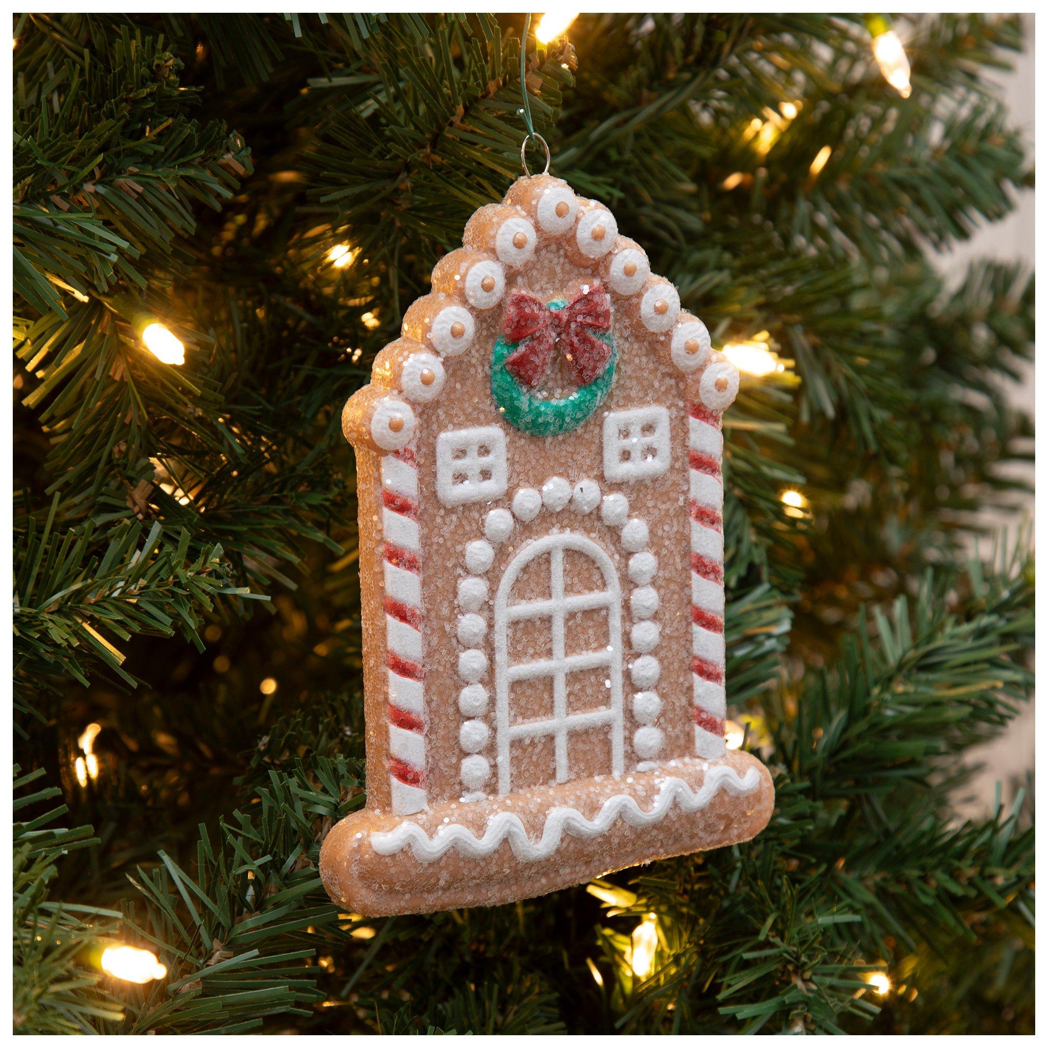 Glitter Gingerbread House Ornaments | Hobby Lobby | 6331102