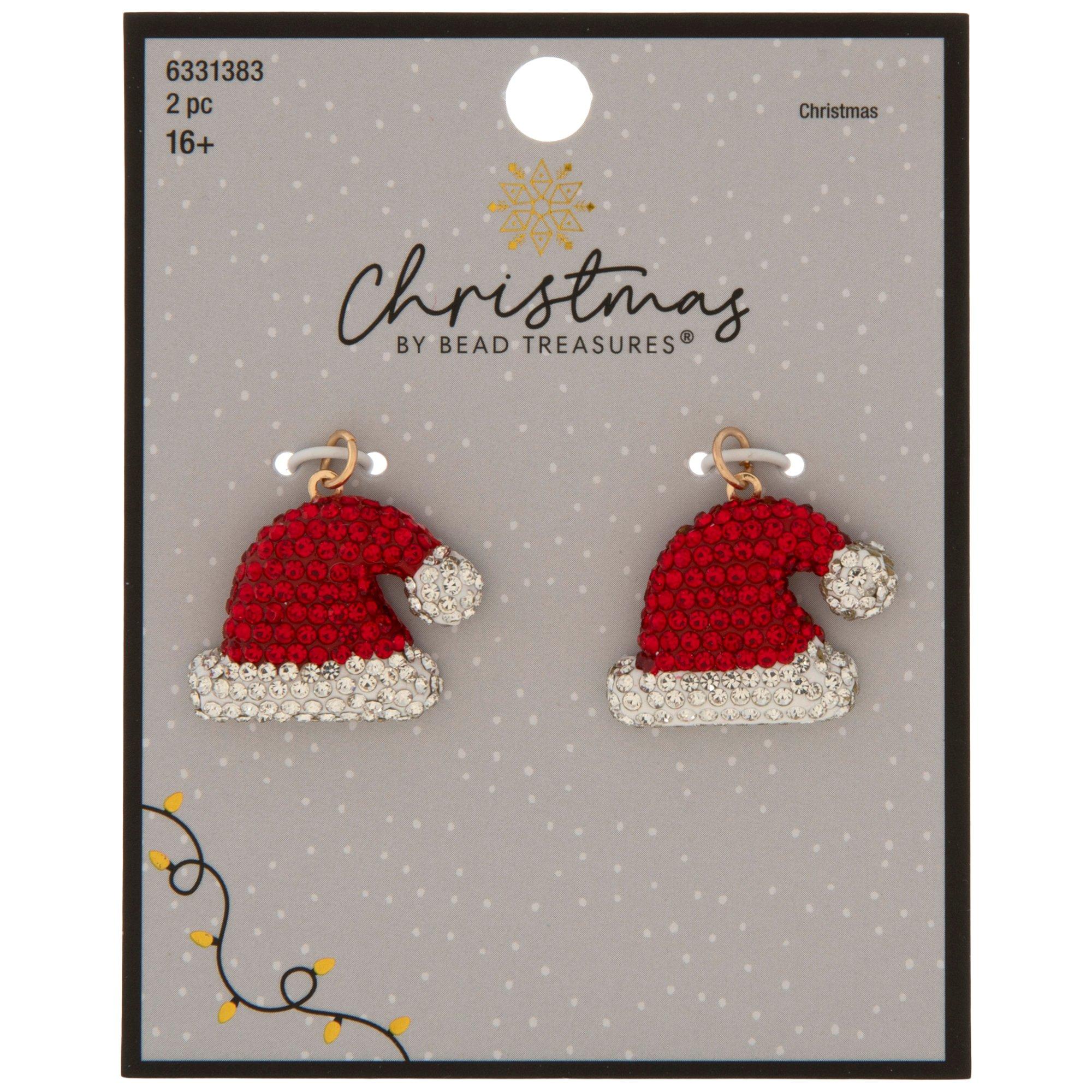 Rhinestone Santa Hat Pendants | Hobby Lobby | 6331383