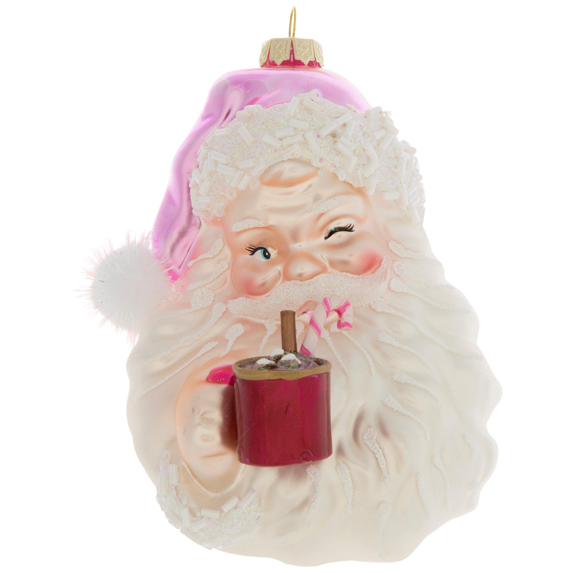 Santa With Hot Cocoa Ornament | Hobby Lobby | 6338362