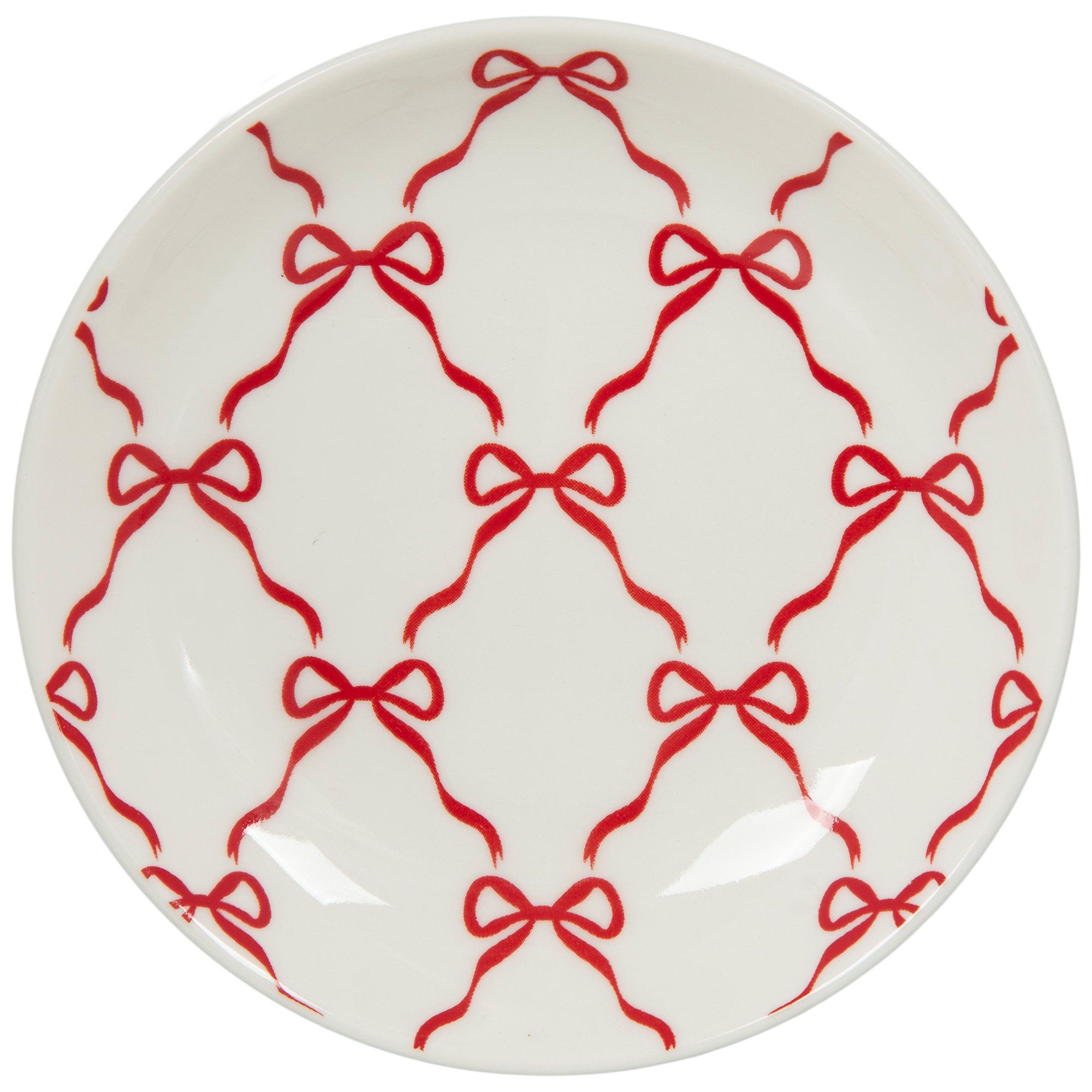 Red Bows Tidbit Plate | Hobby Lobby | 6343891