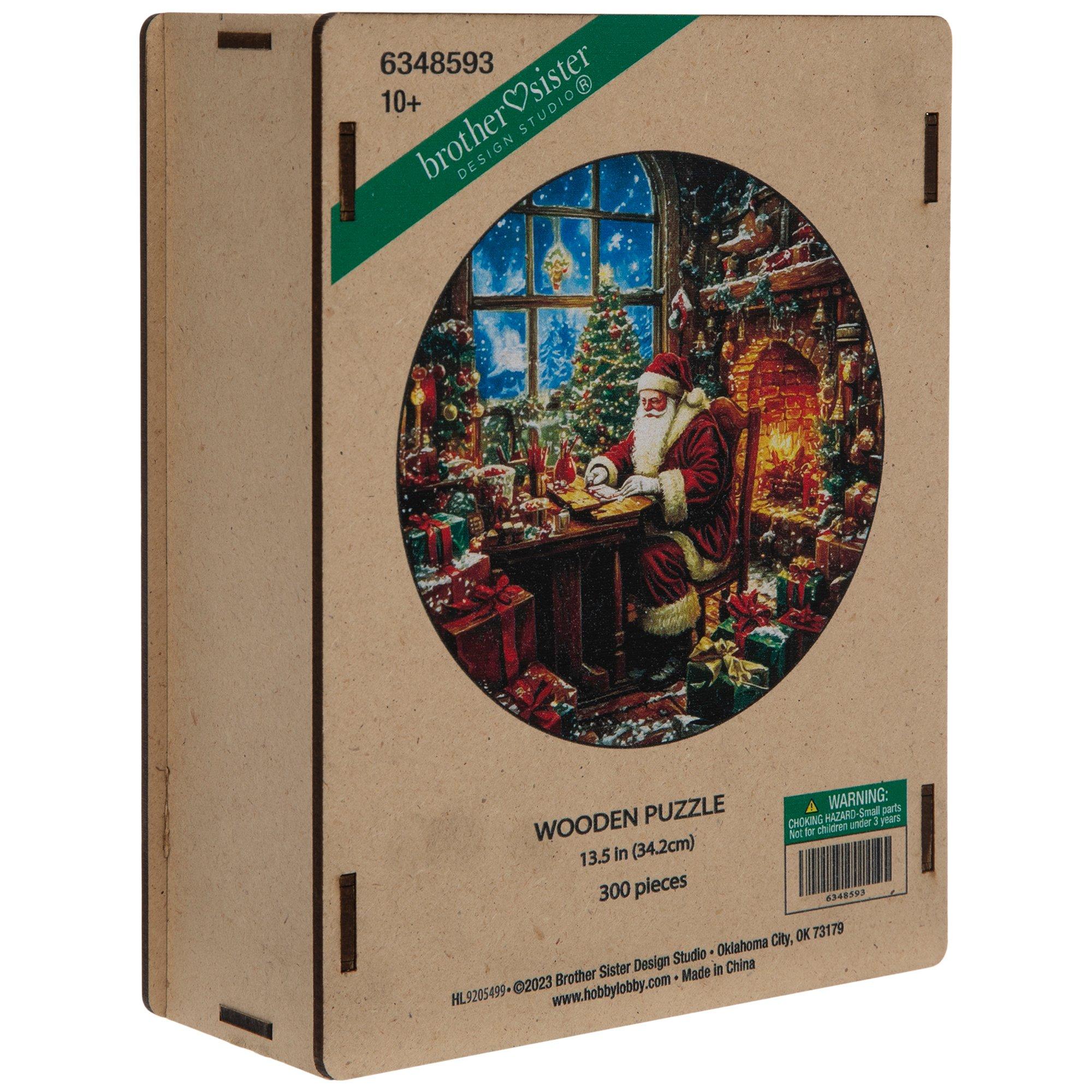 Santa At Home Wood Puzzle | Hobby Lobby | 6348593
