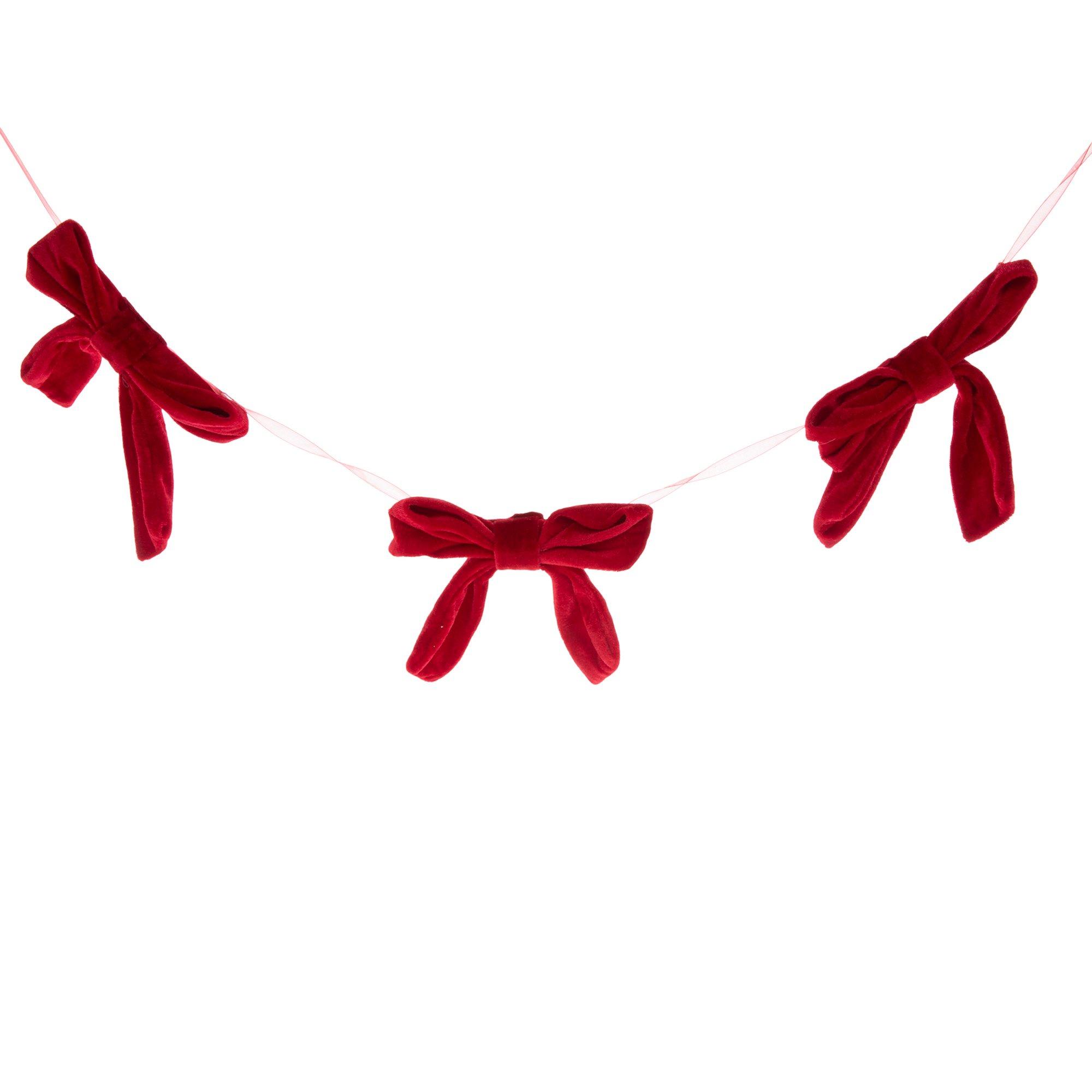 Red Velvet Bows Garland | Hobby Lobby | 6349013