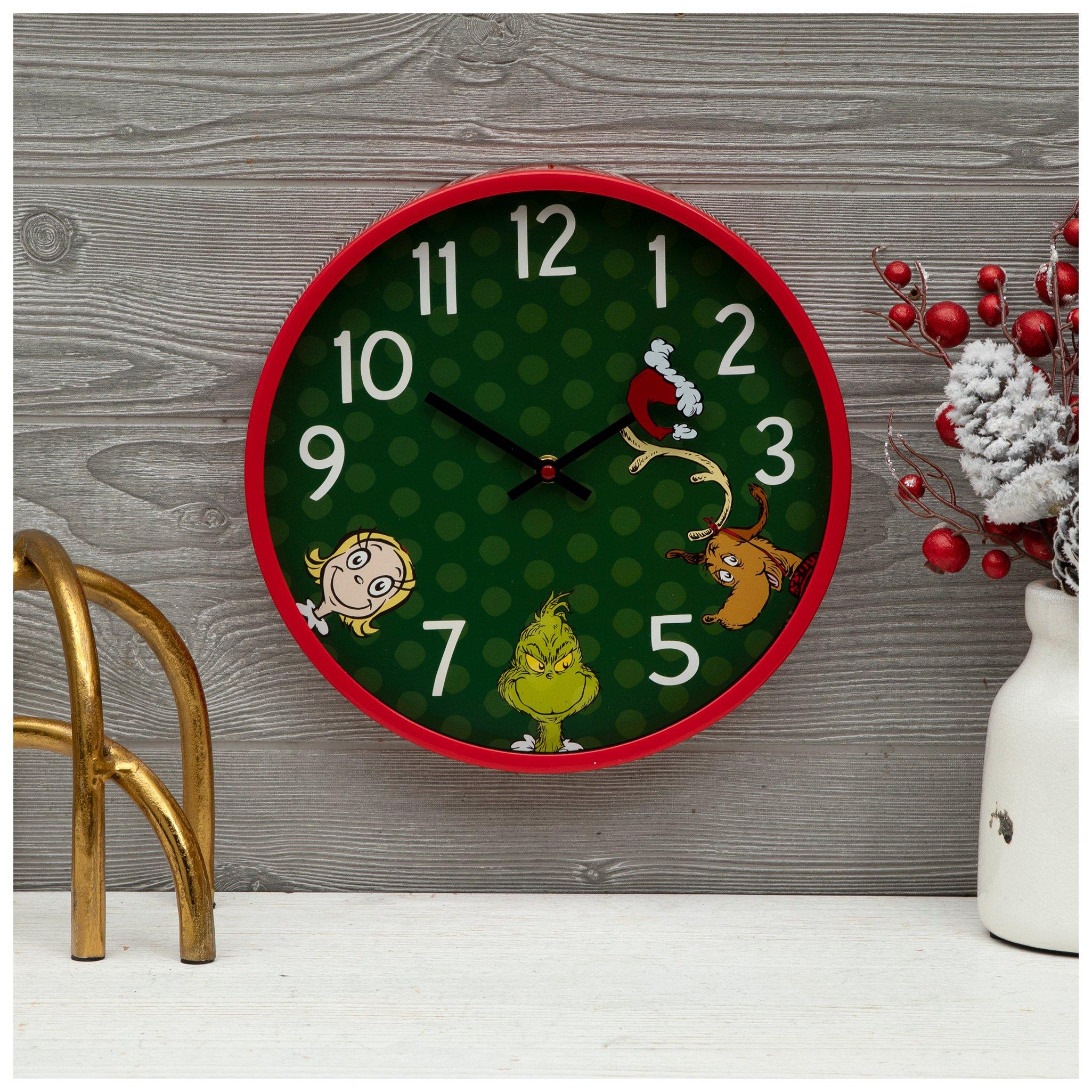 Grinch Hat Wall Clock | Hobby Lobby | 6349641