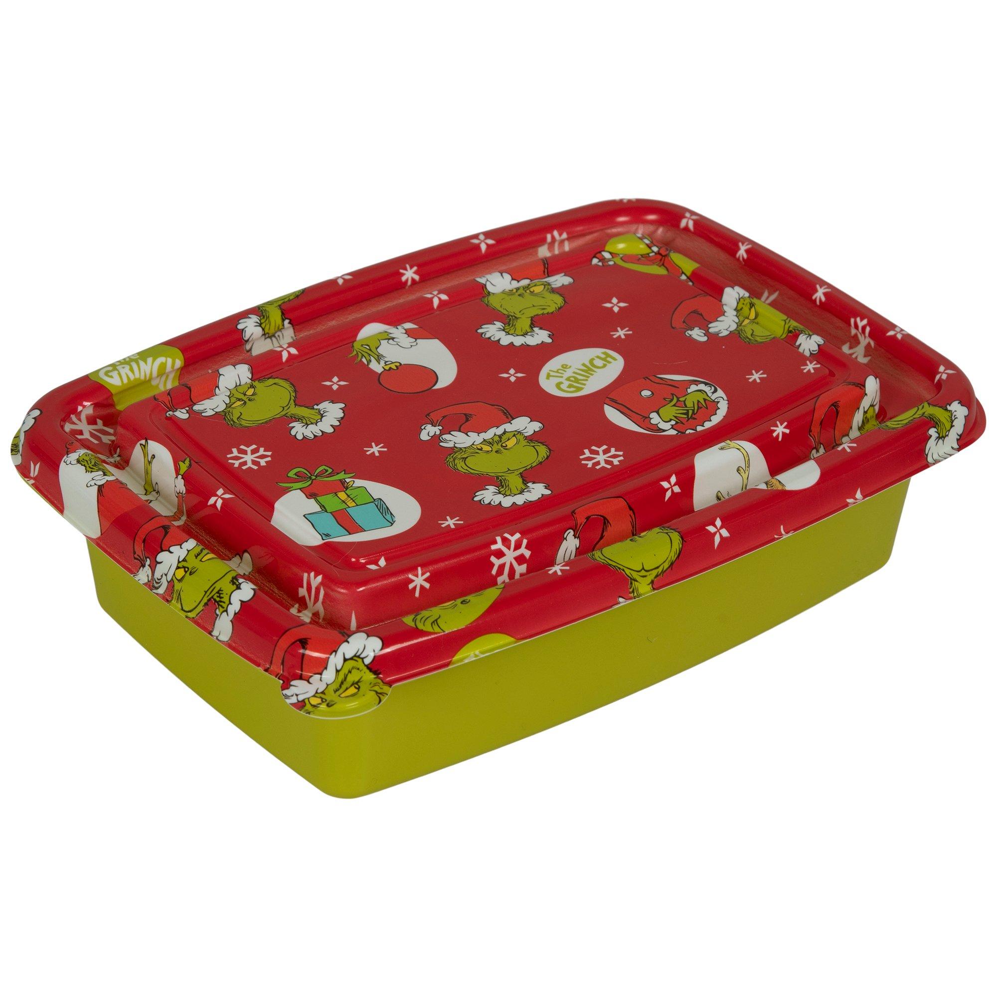 Plastic Grinch Storage Containers With Lids | Hobby Lobby | 6350417