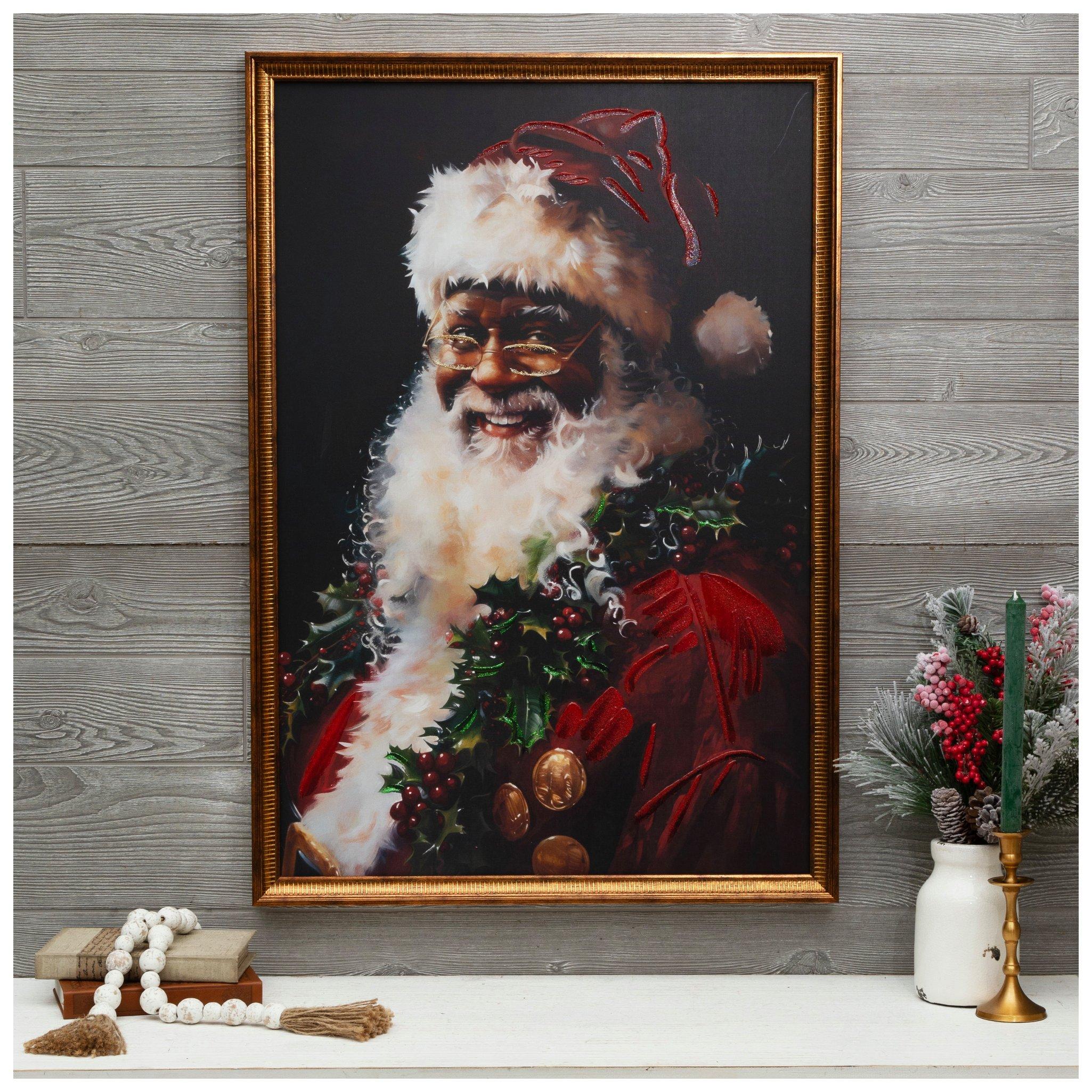 Smiling Santa Wood Wall Decor | Hobby Lobby | 6352850