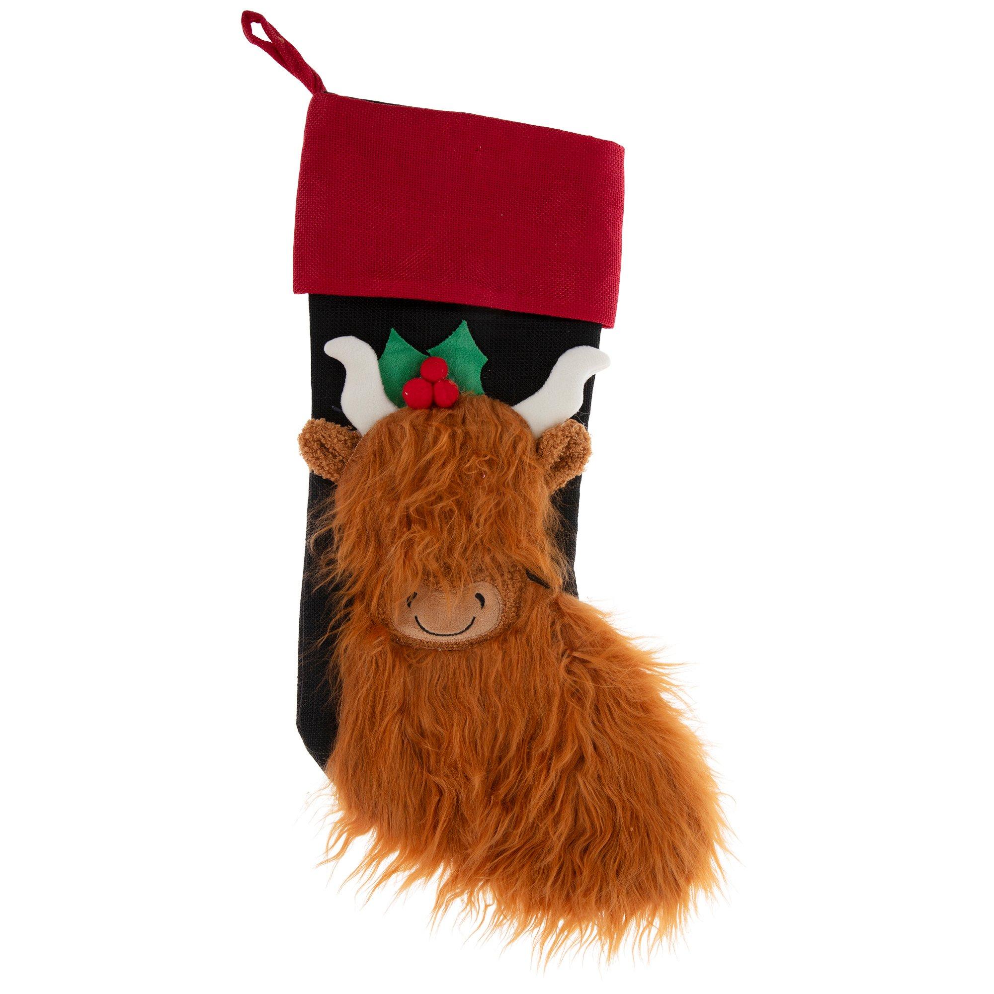 Fluffy Highland Cow Stocking | Hobby Lobby | 6353809