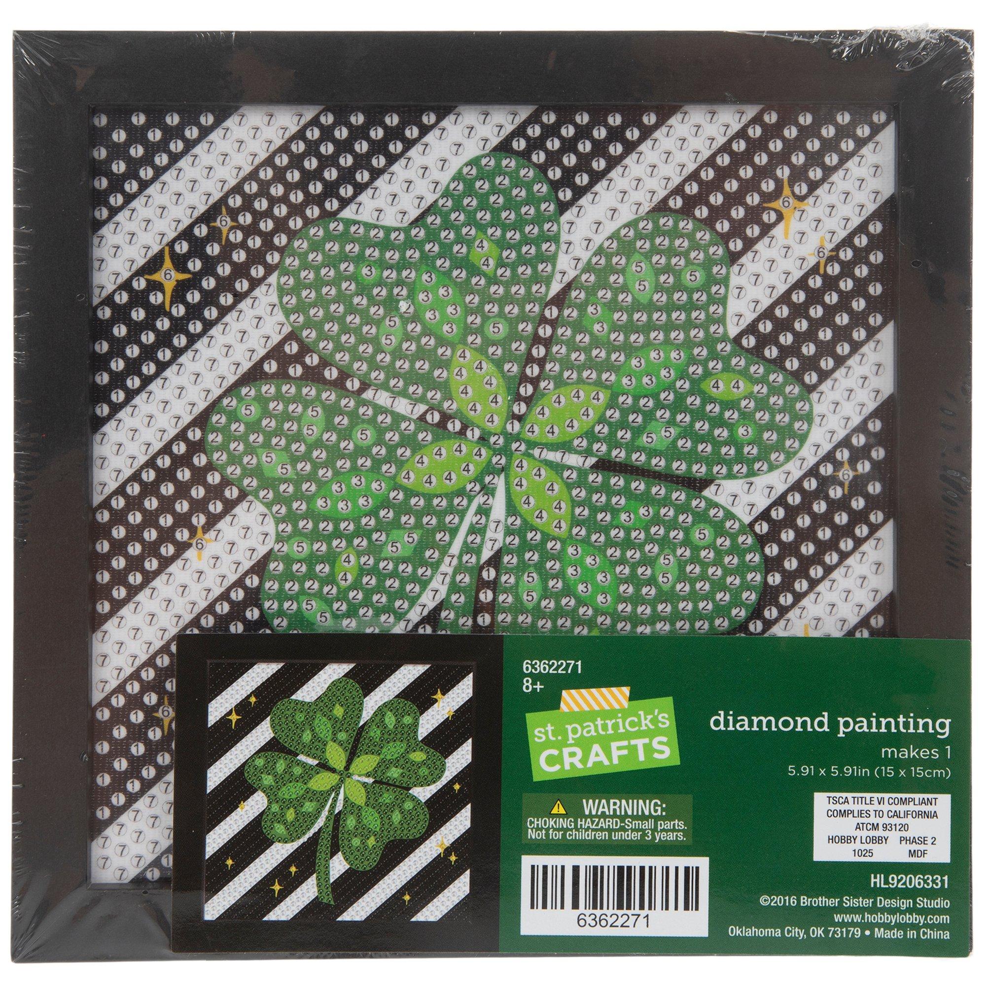 Four Leaf Clover Diamond Art Kit | Hobby Lobby | 6362271