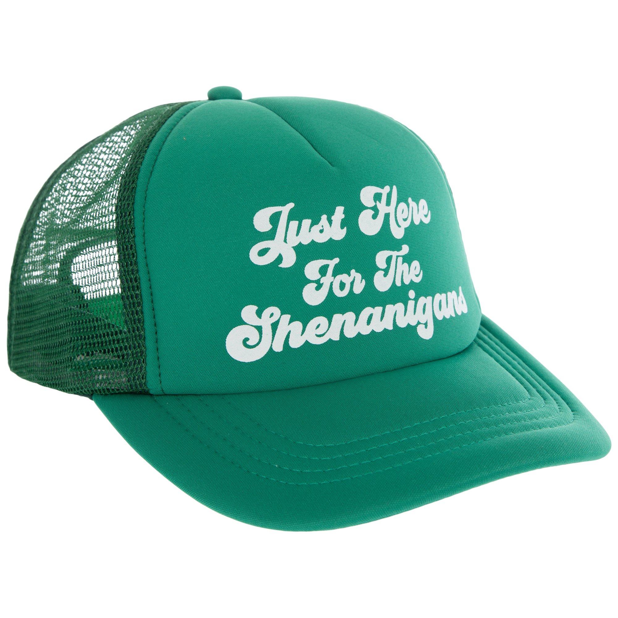Shenanigans Green Trucker Hat | Hobby Lobby | 6363683