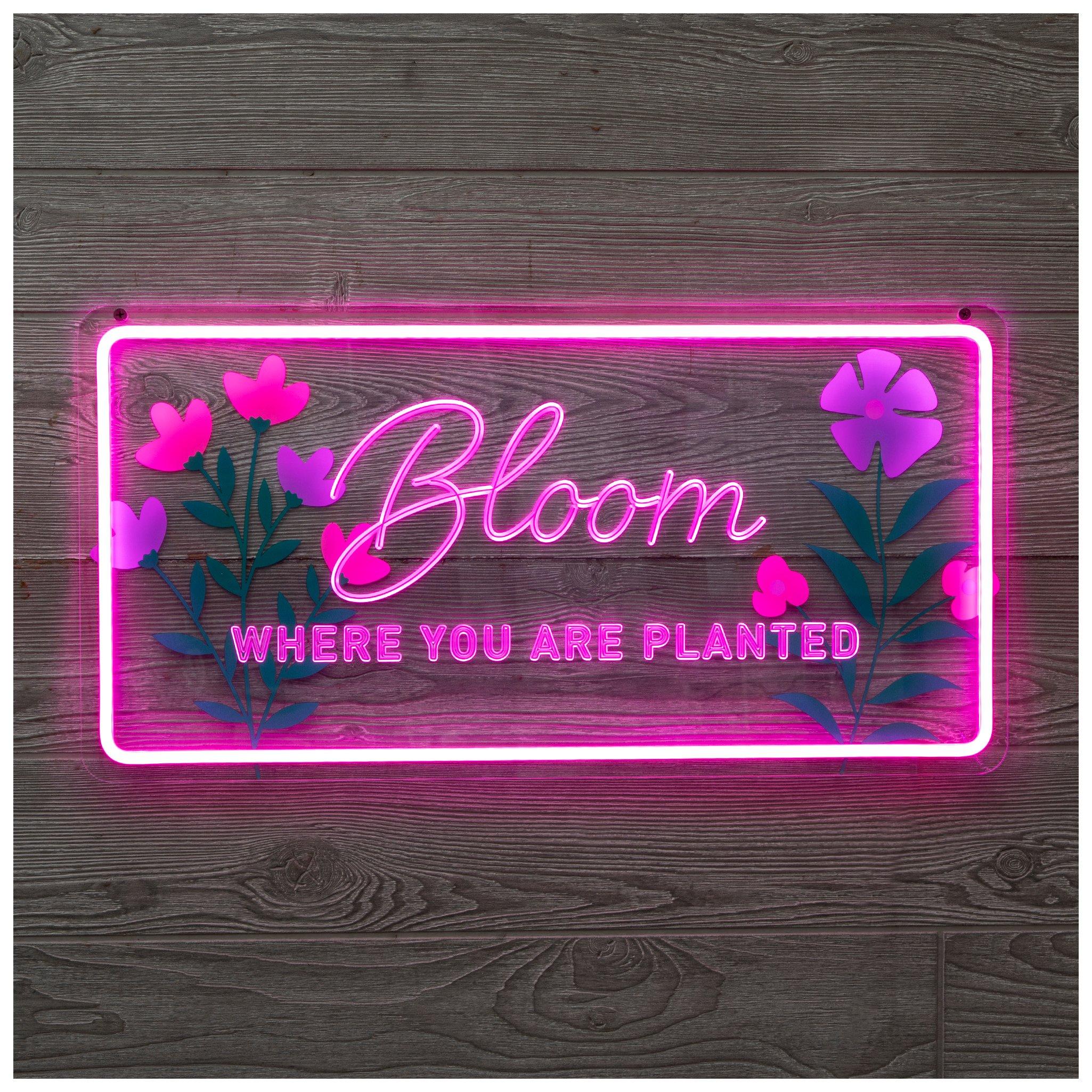 Bloom Where You Are Planted LED Neon Sign | Hobby Lobby | 6369912