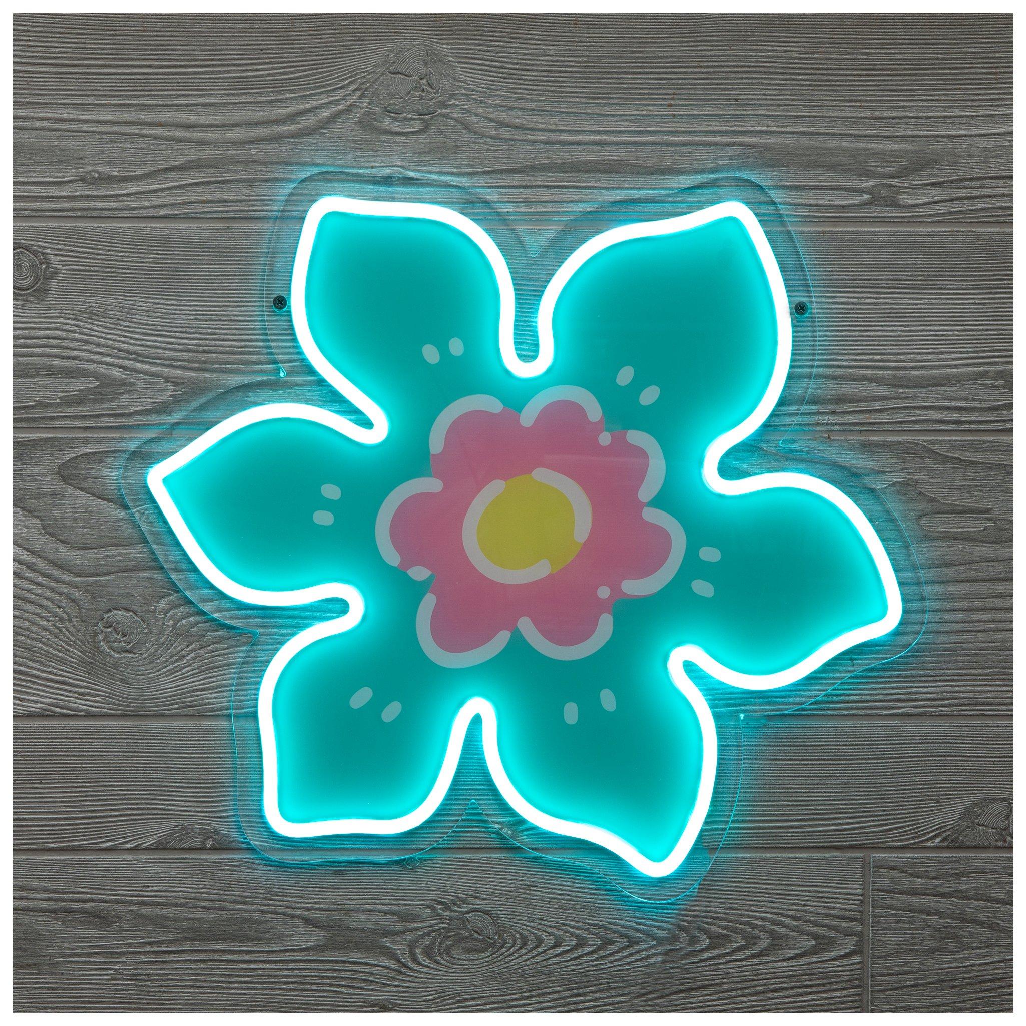 Blue Flower LED Neon Sign | Hobby Lobby | 6369953
