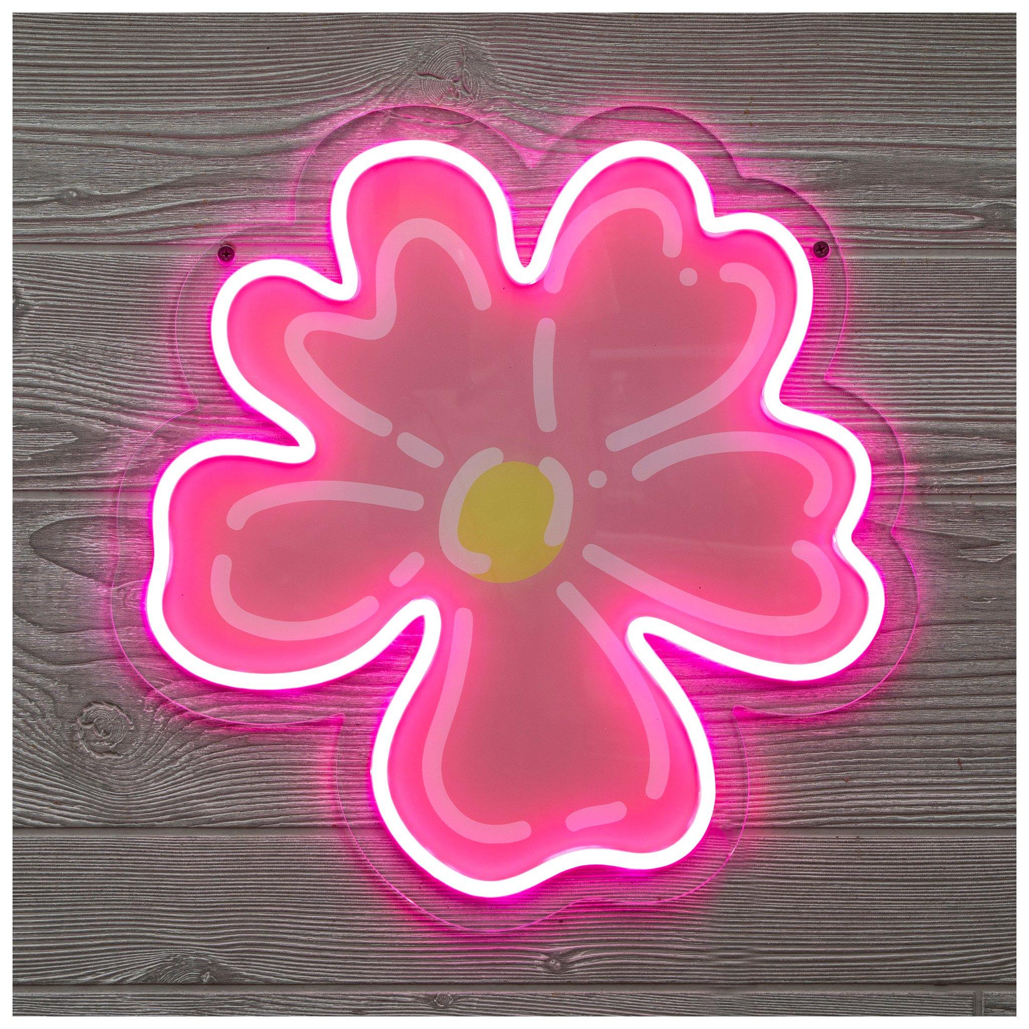 Pink Flower LED Neon Sign | Hobby Lobby | 6369961