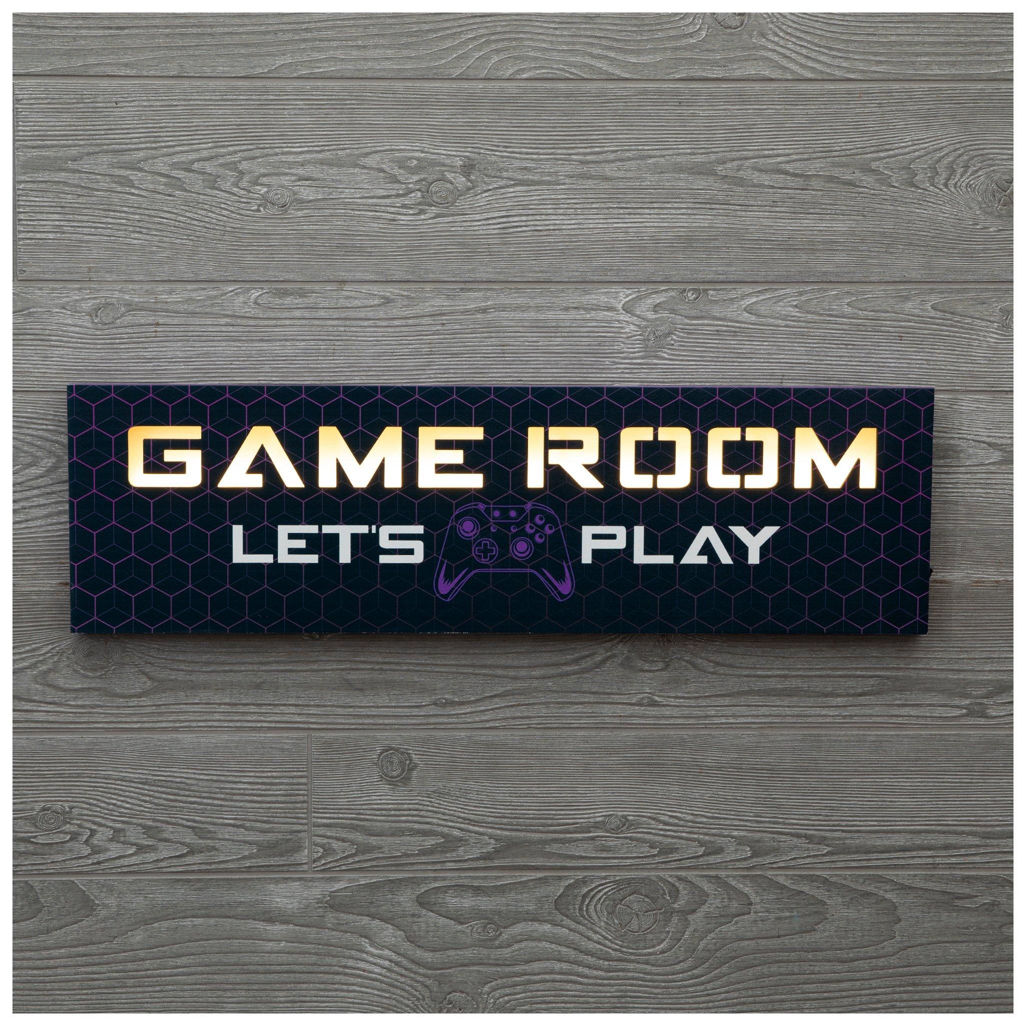Game Room Light Up Wall Decor | Hobby Lobby | 6371116