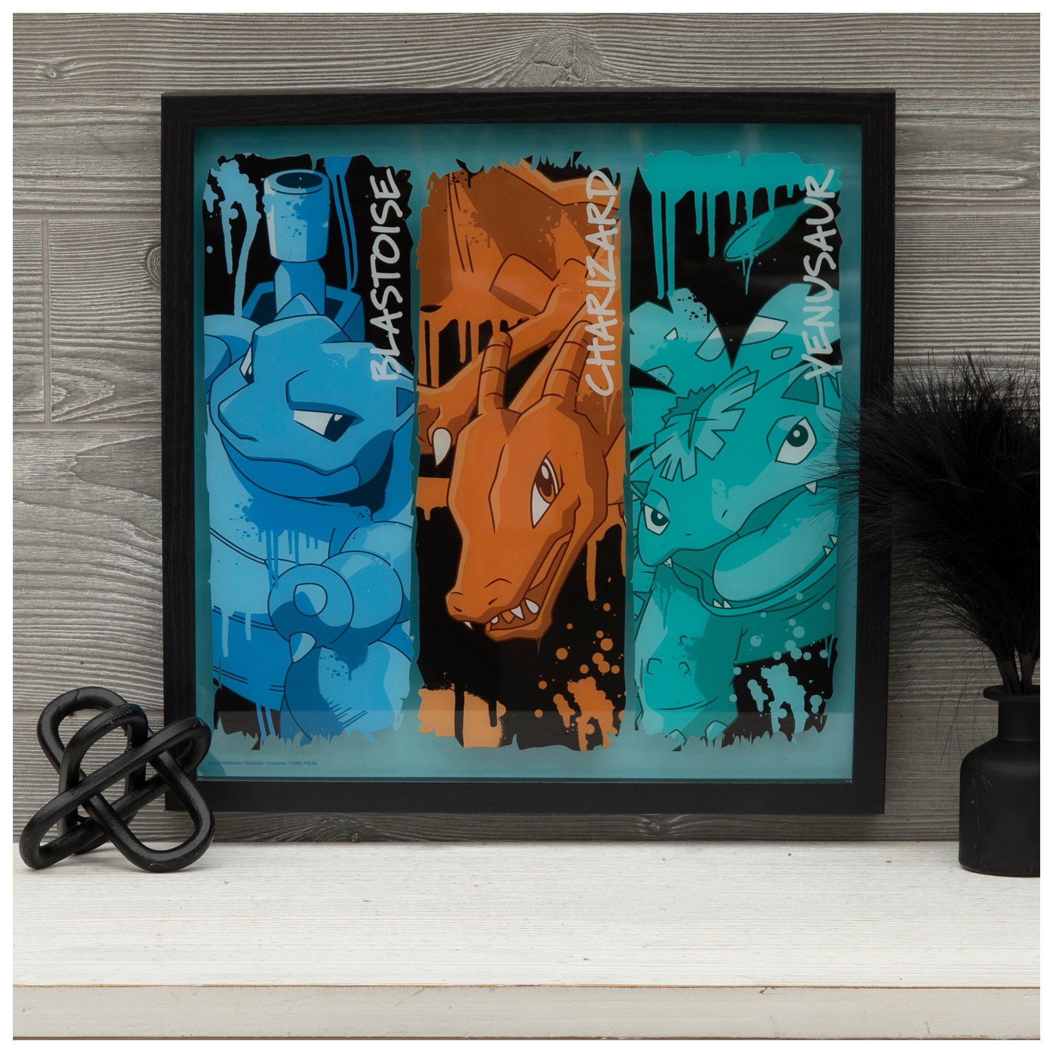 Pokemon Big Three Framed Wall Decor | Hobby Lobby | 6371199