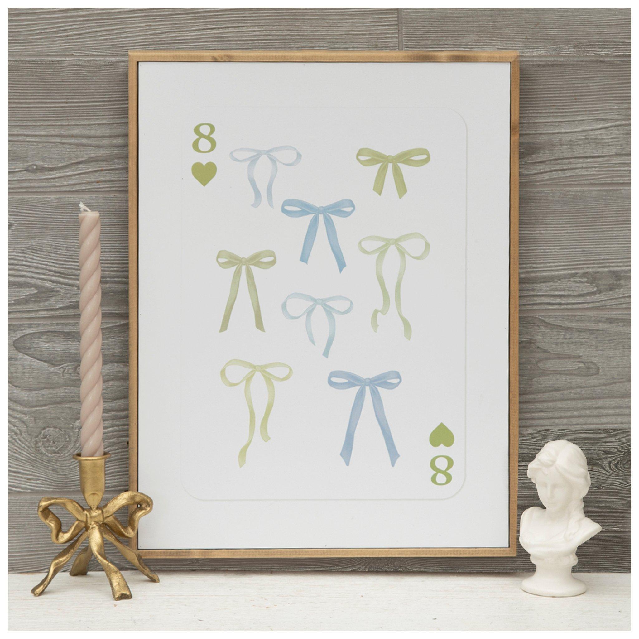 Bow Playing Card Wood Wall Decor | Hobby Lobby | 6372452