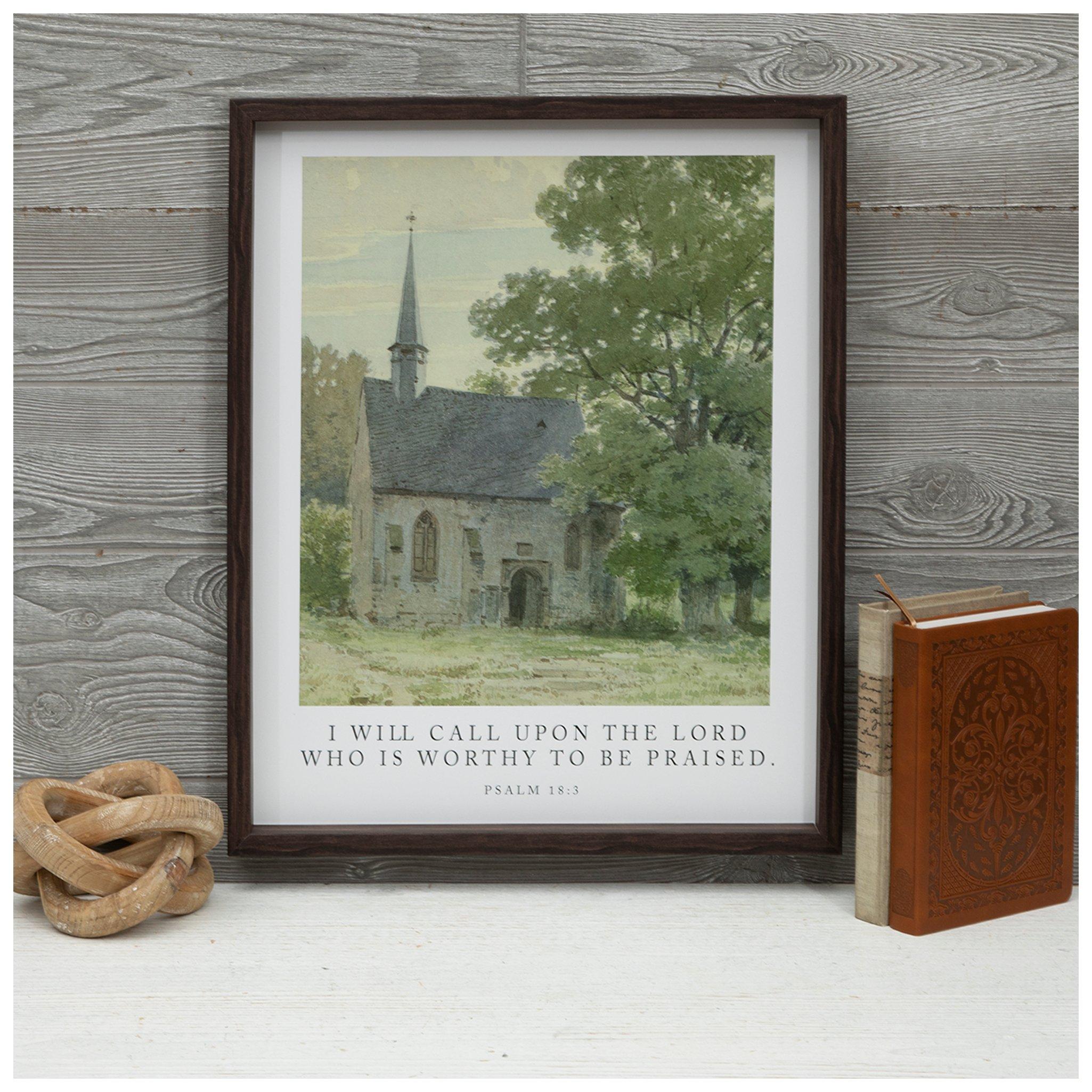 Psalm 18:3 Church Wood Wall Decor | Hobby Lobby | 6373054