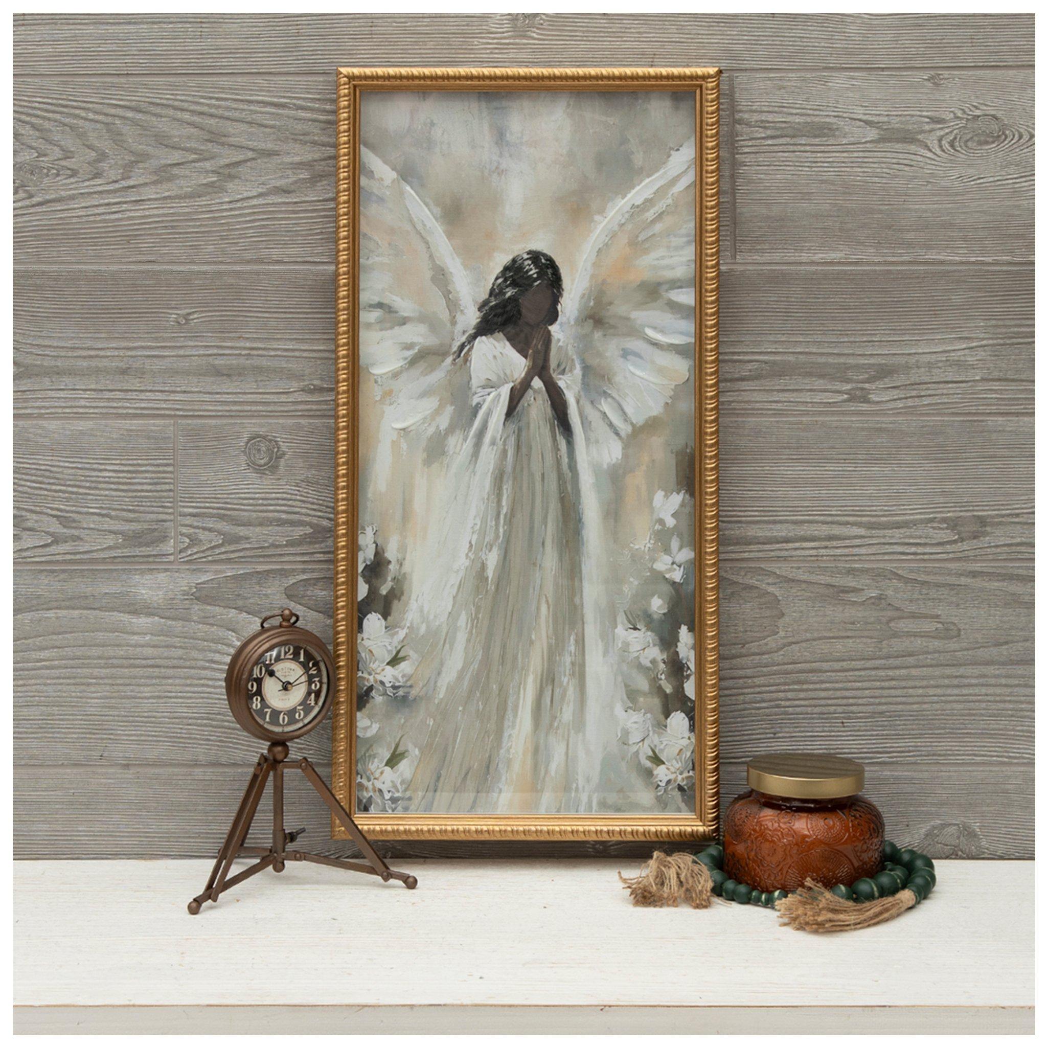 Praying Angel Framed Wall Decor | Hobby Lobby | 6377394
