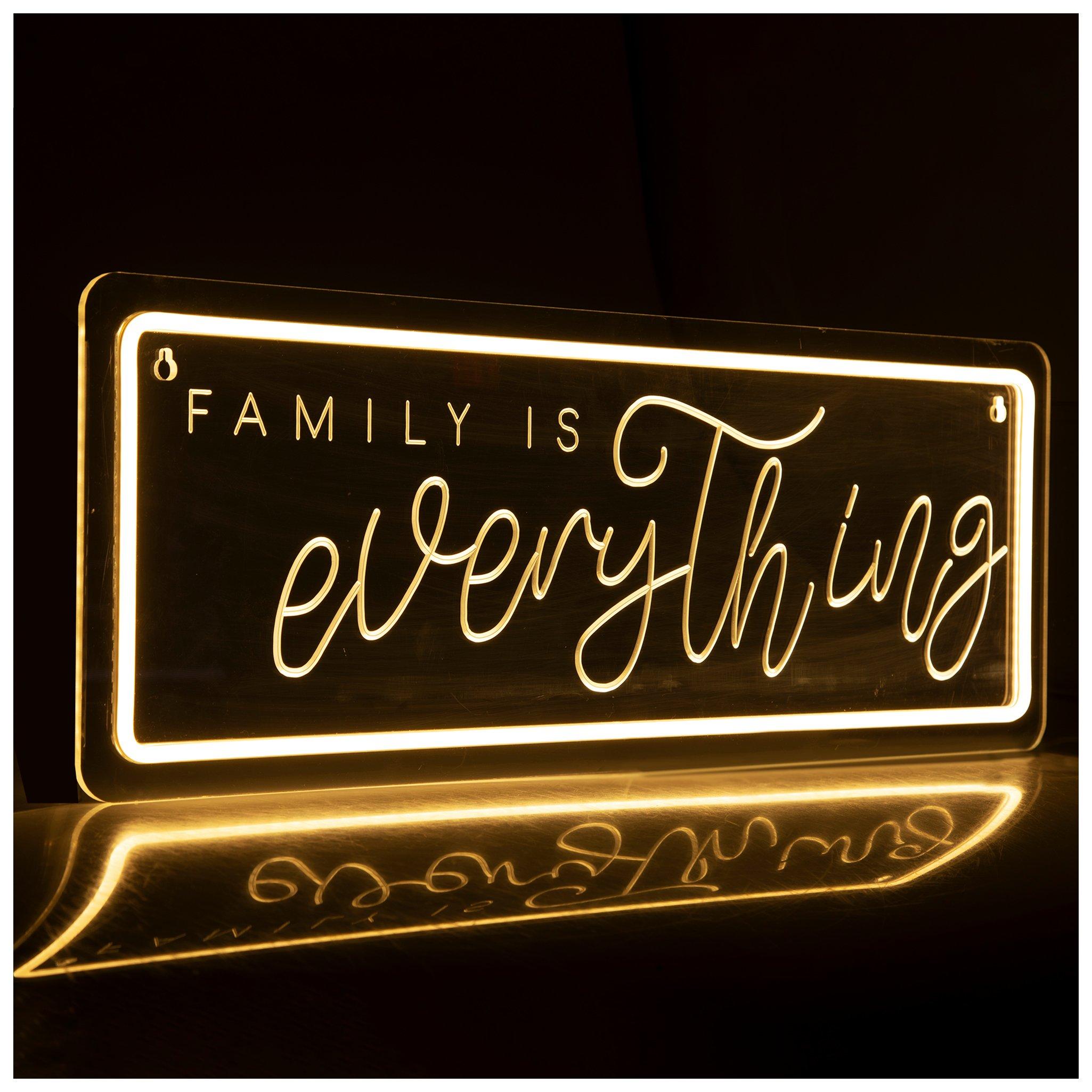 Family Is Everything LED Neon Sign | Hobby Lobby | 6378186