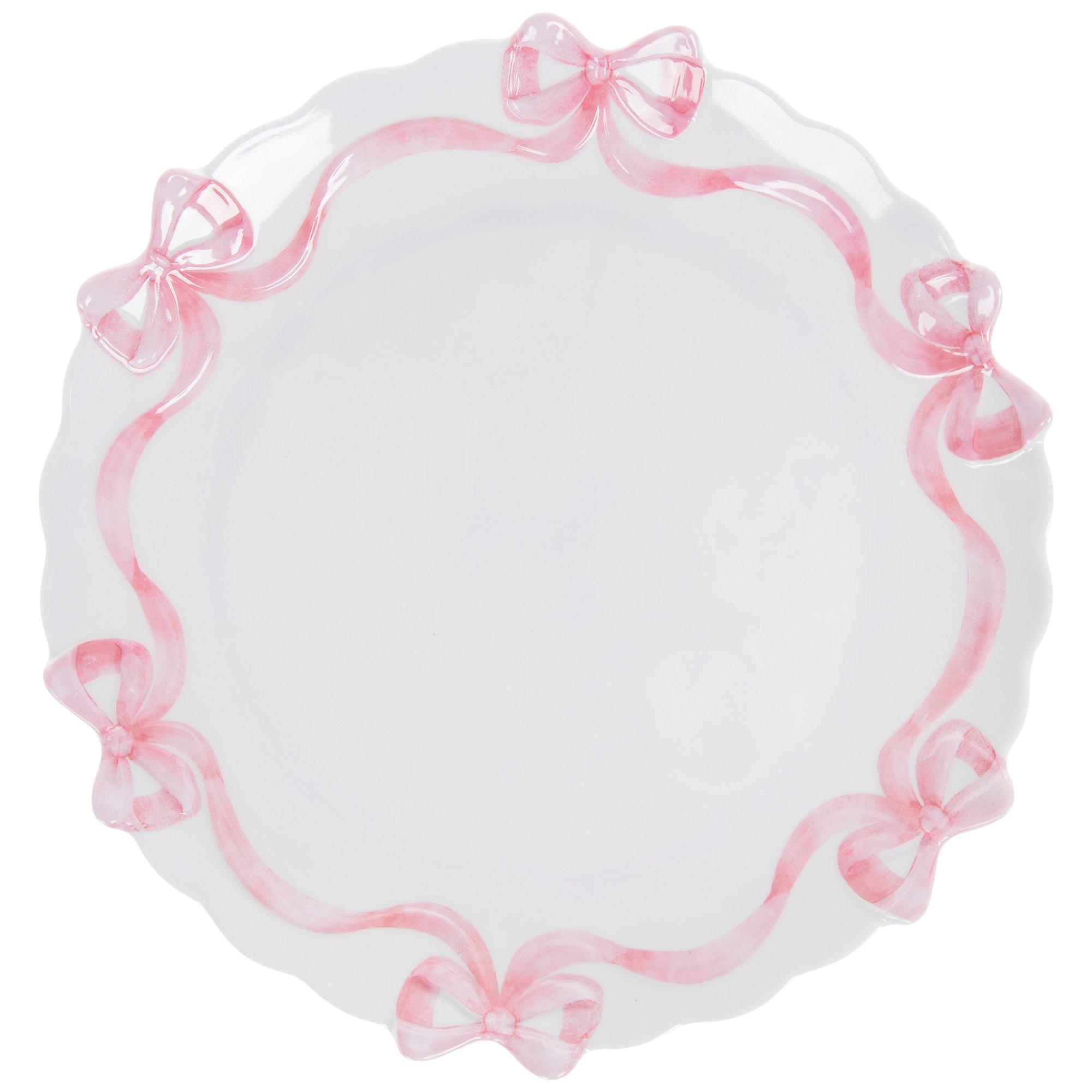 Embossed Pink Bow Plates | Hobby Lobby | 6383285