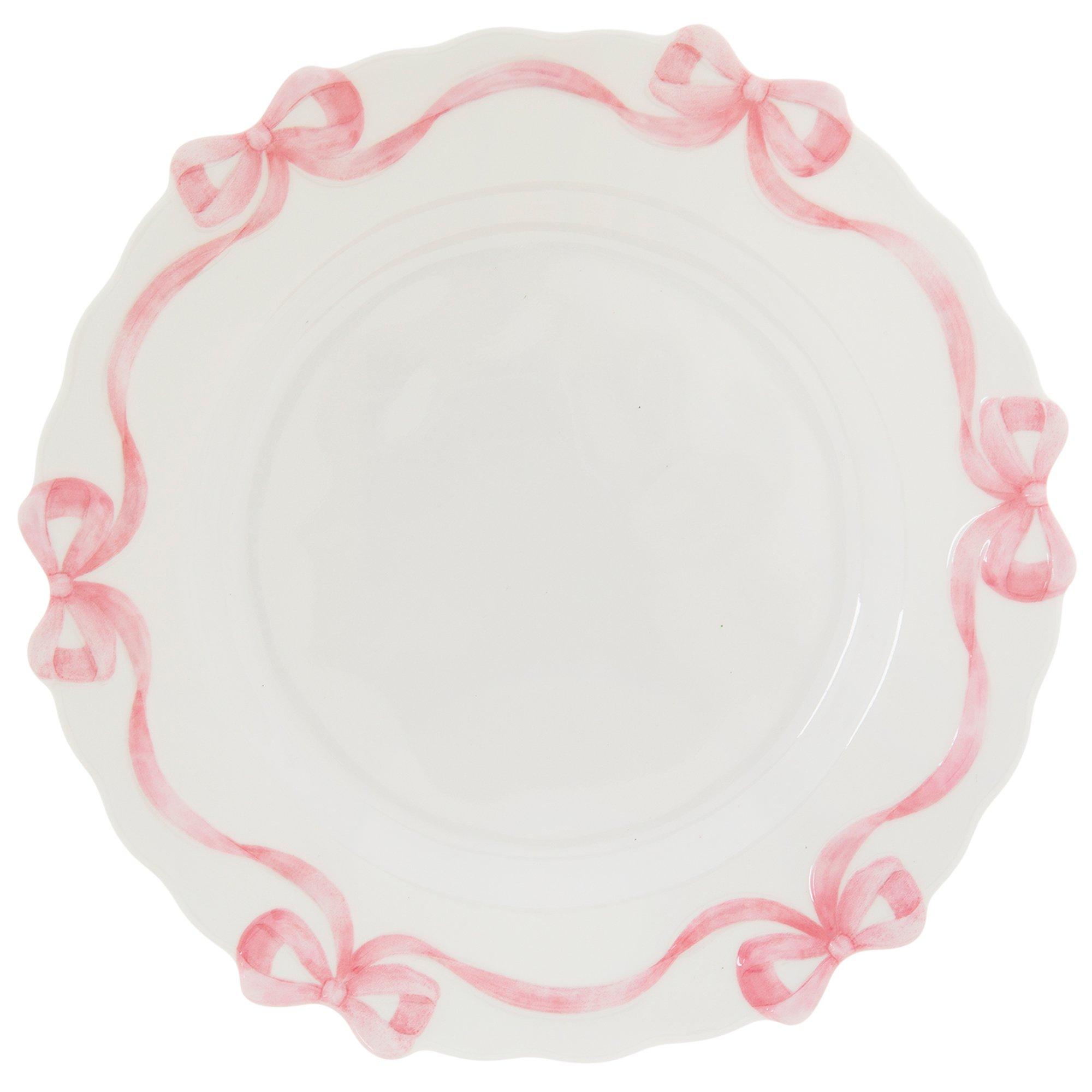 Embossed Pink Bow Appetizer Plate | Hobby Lobby | 6383319