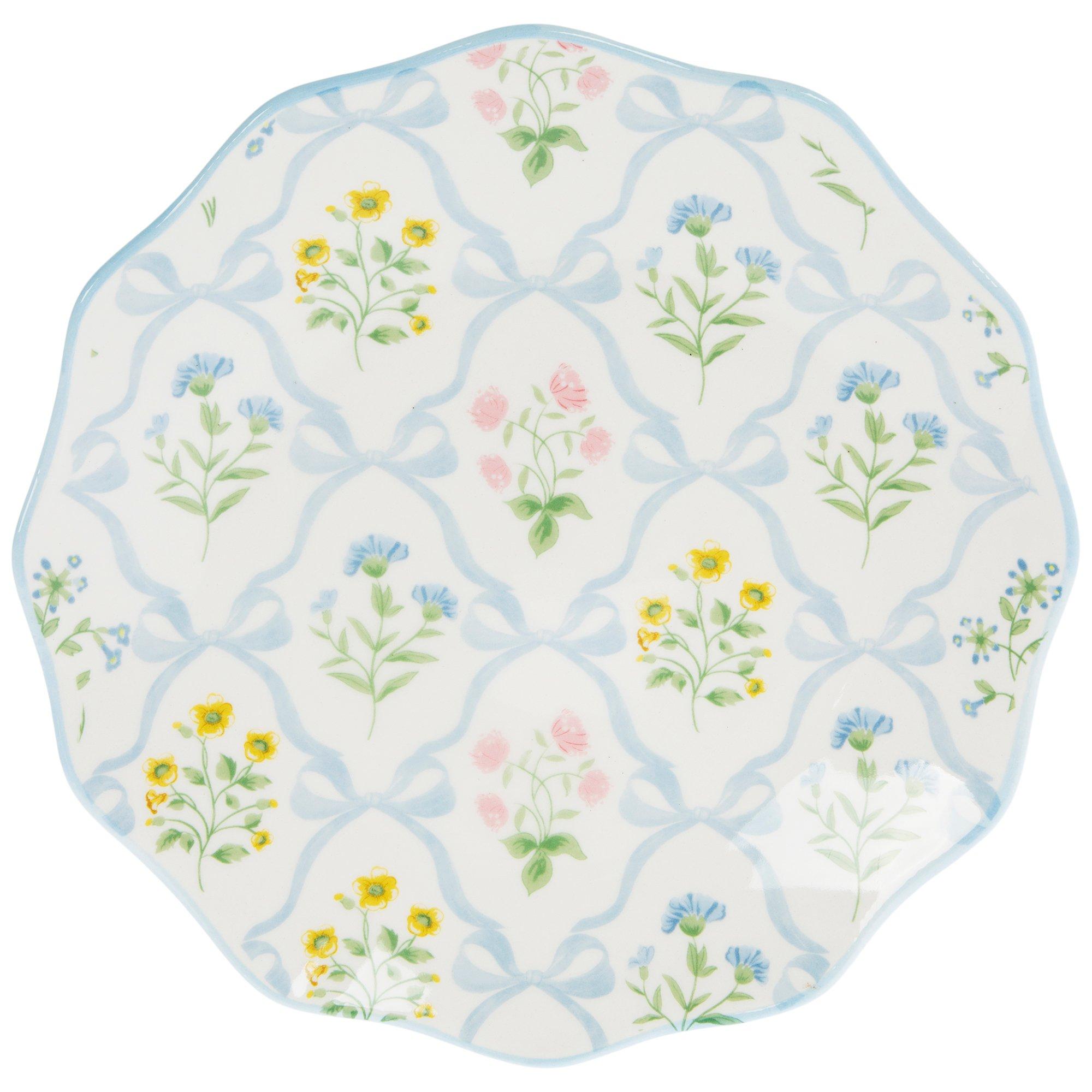 Floral Bow Ceramic Plates | Hobby Lobby | 6385470