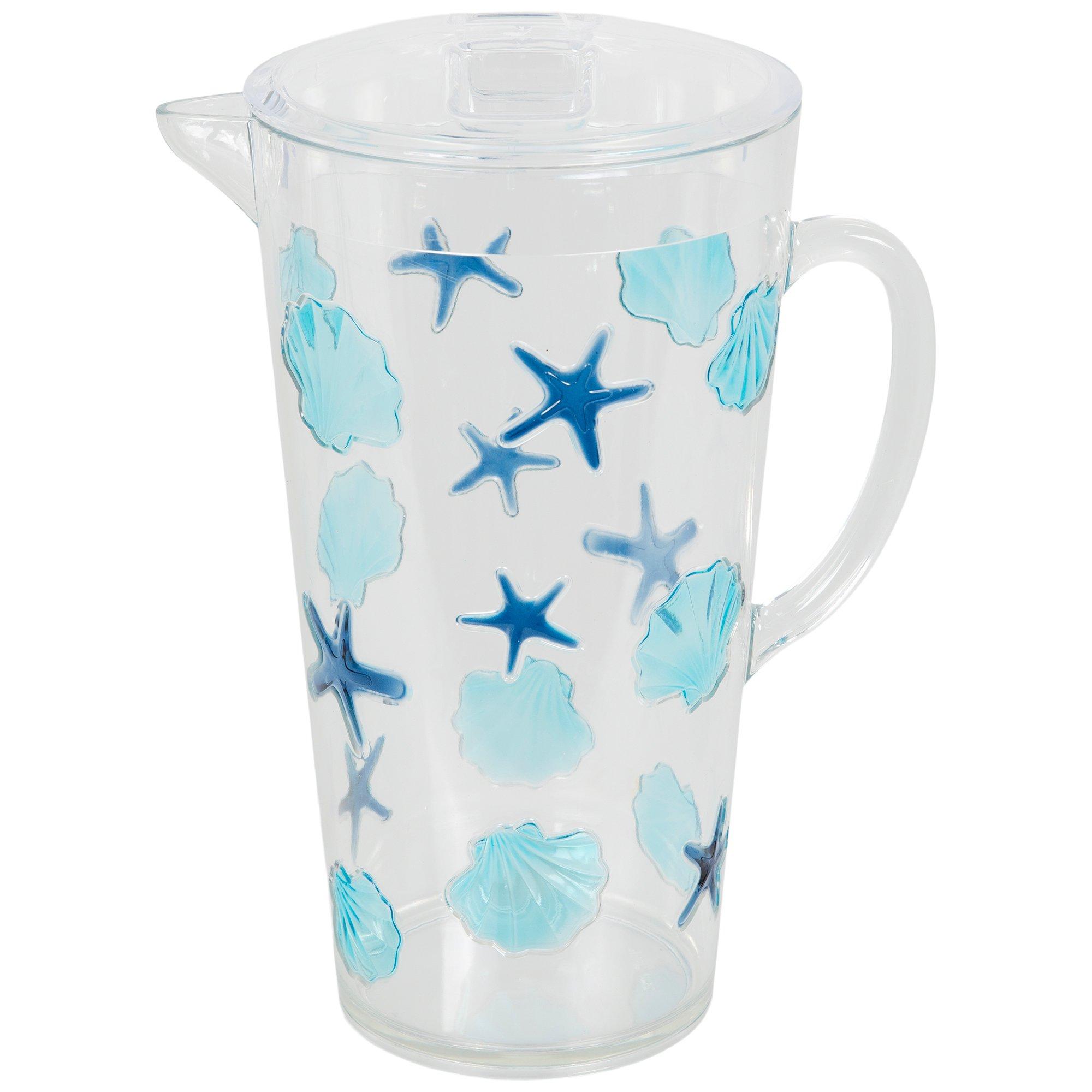 Blue Seashell & Starfish Pitcher | Hobby Lobby | 6388185