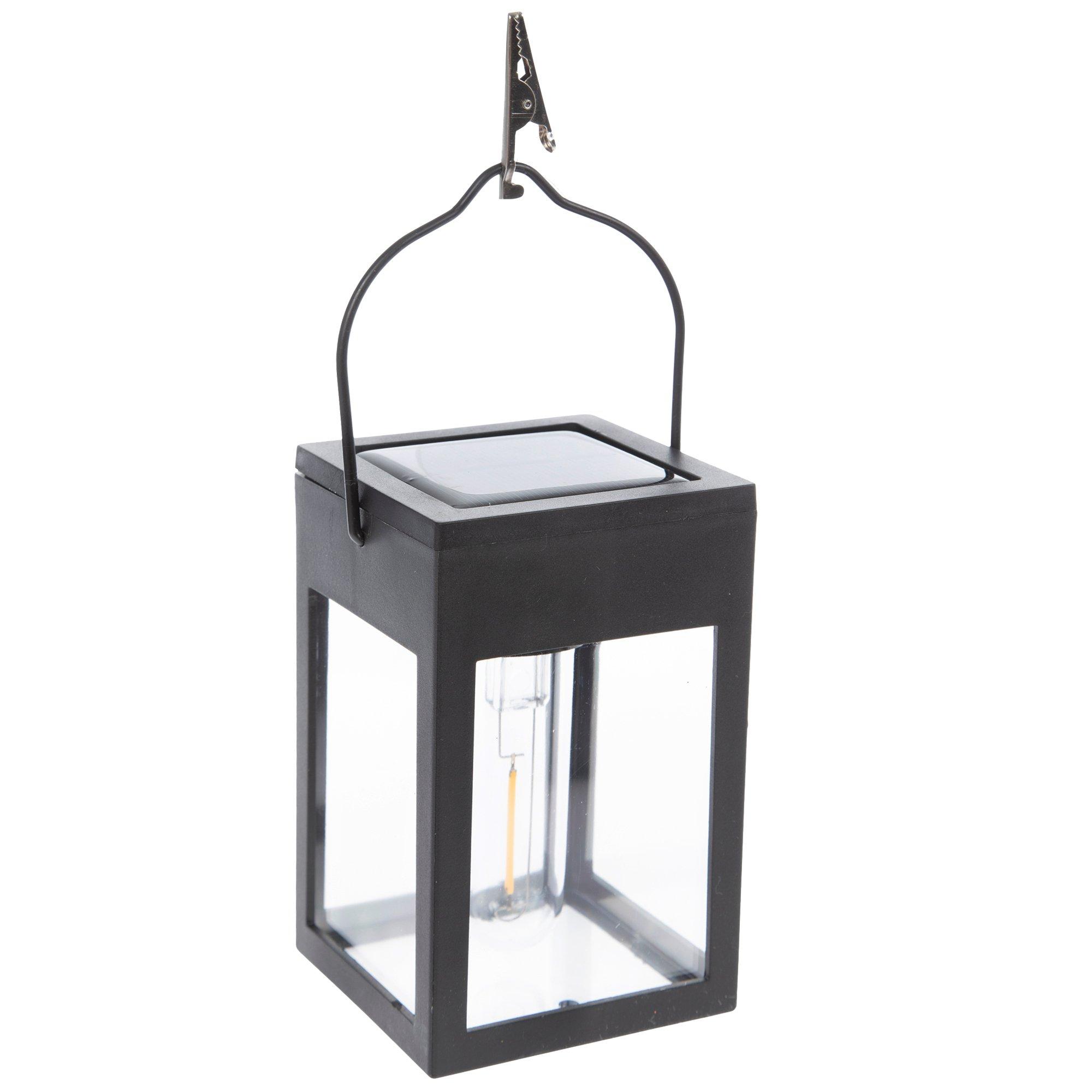 Black Mini LED Solar Lantern | Hobby Lobby | 6391726