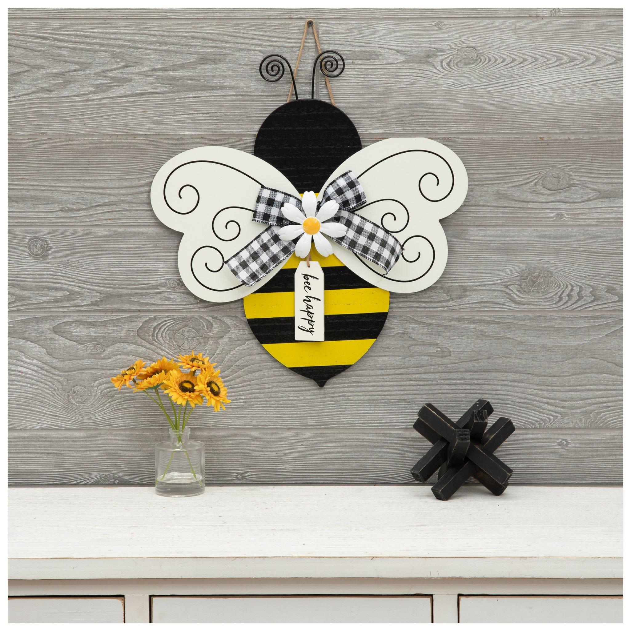 Bee Happy Wood Wall Decor | Hobby Lobby | 6397772