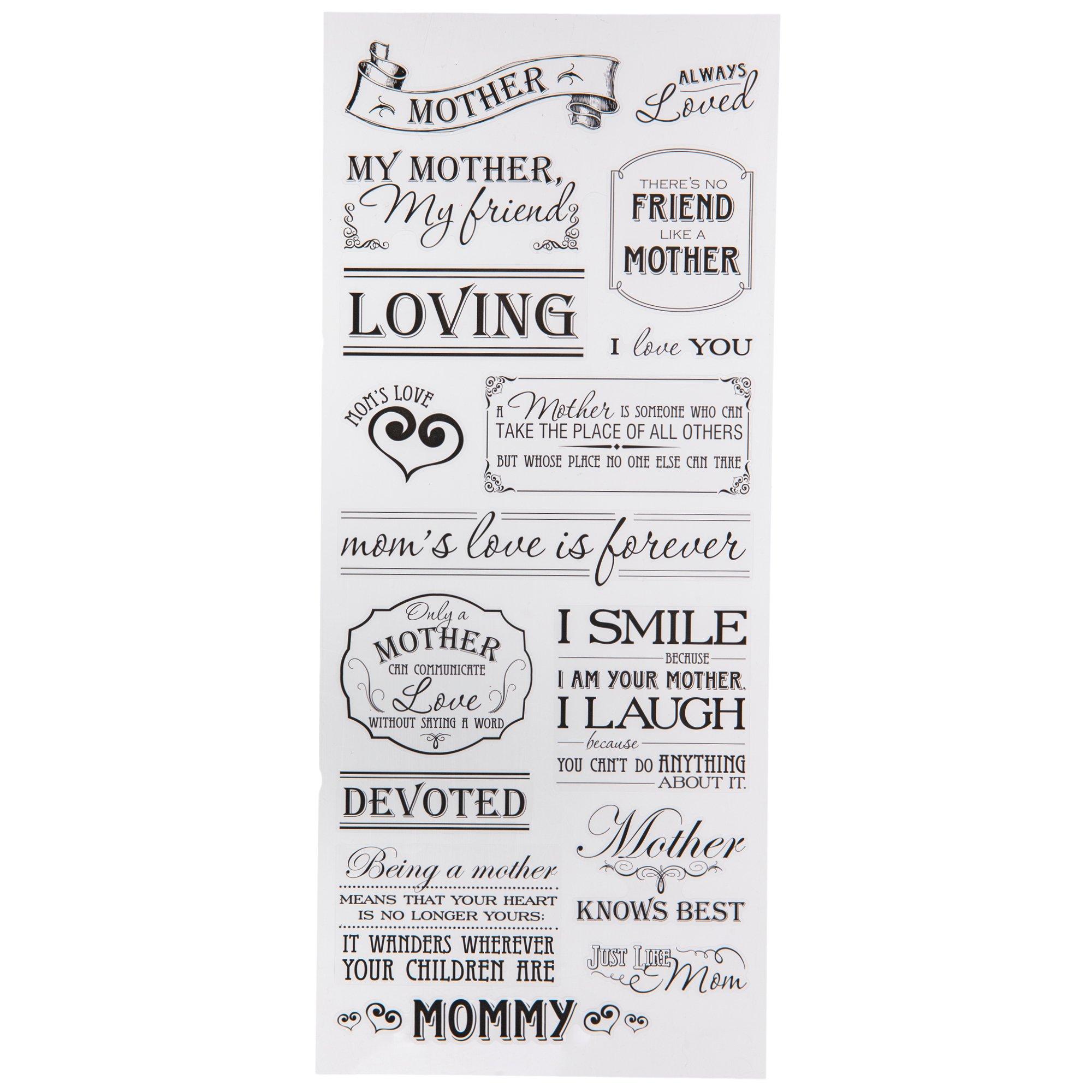 Mom Phrases Stickers | Hobby Lobby | 657361