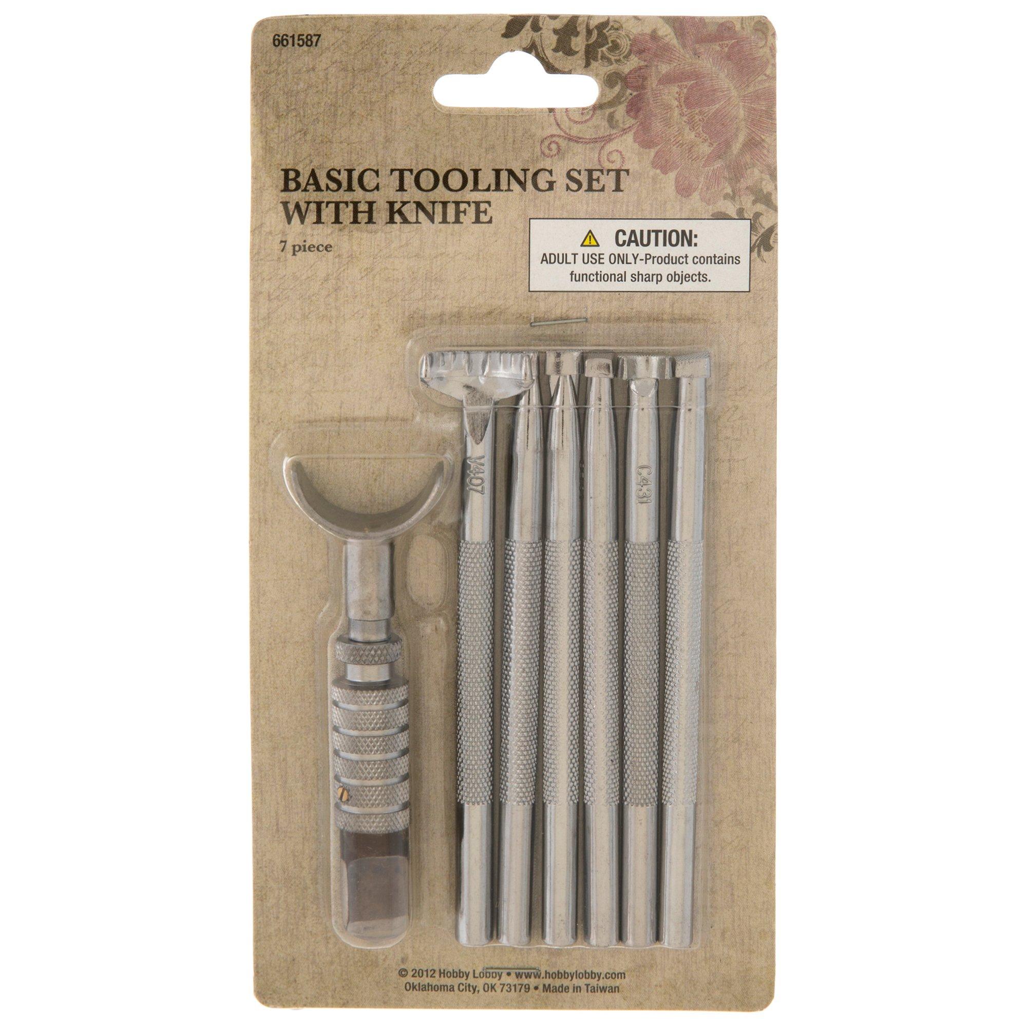 Basic Leatherworking Tools With Knife Hobby Lobby 661587
