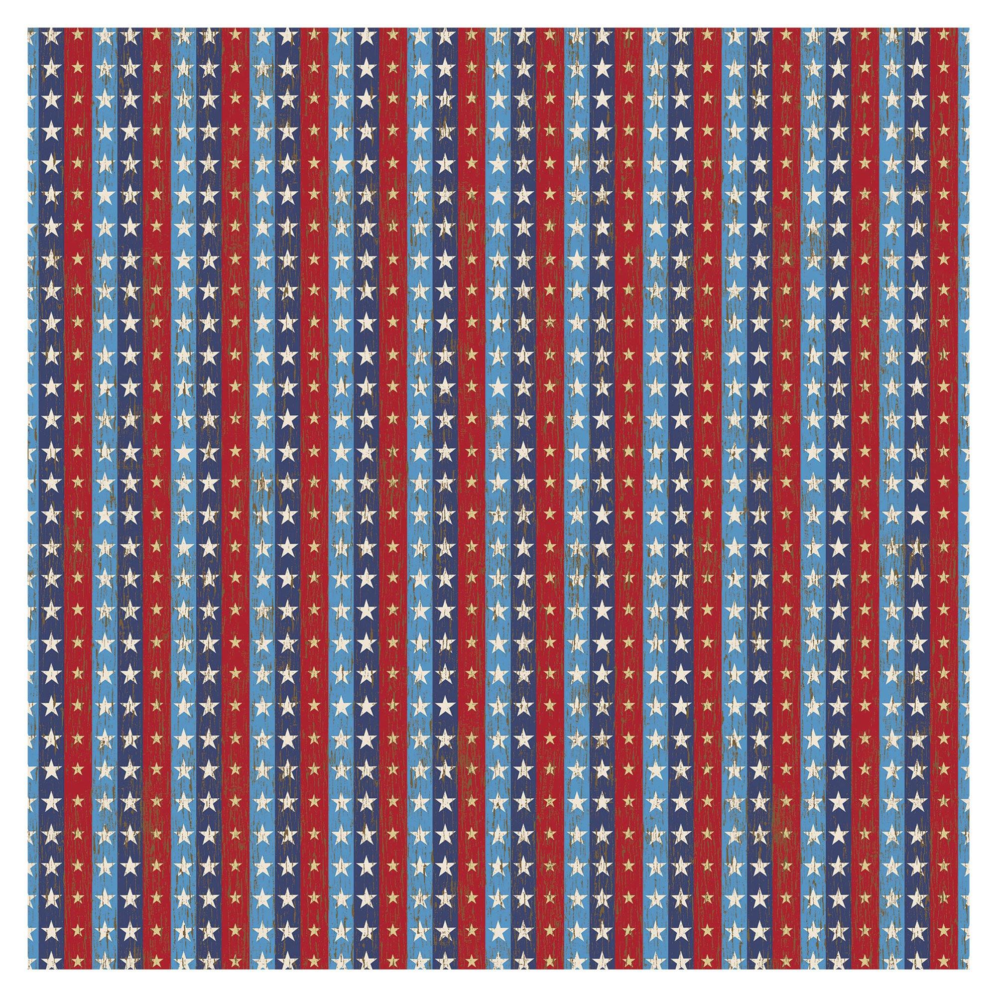 Stars & Stripes Scrapbook Paper - 12" x 12" | Hobby Lobby | 672246