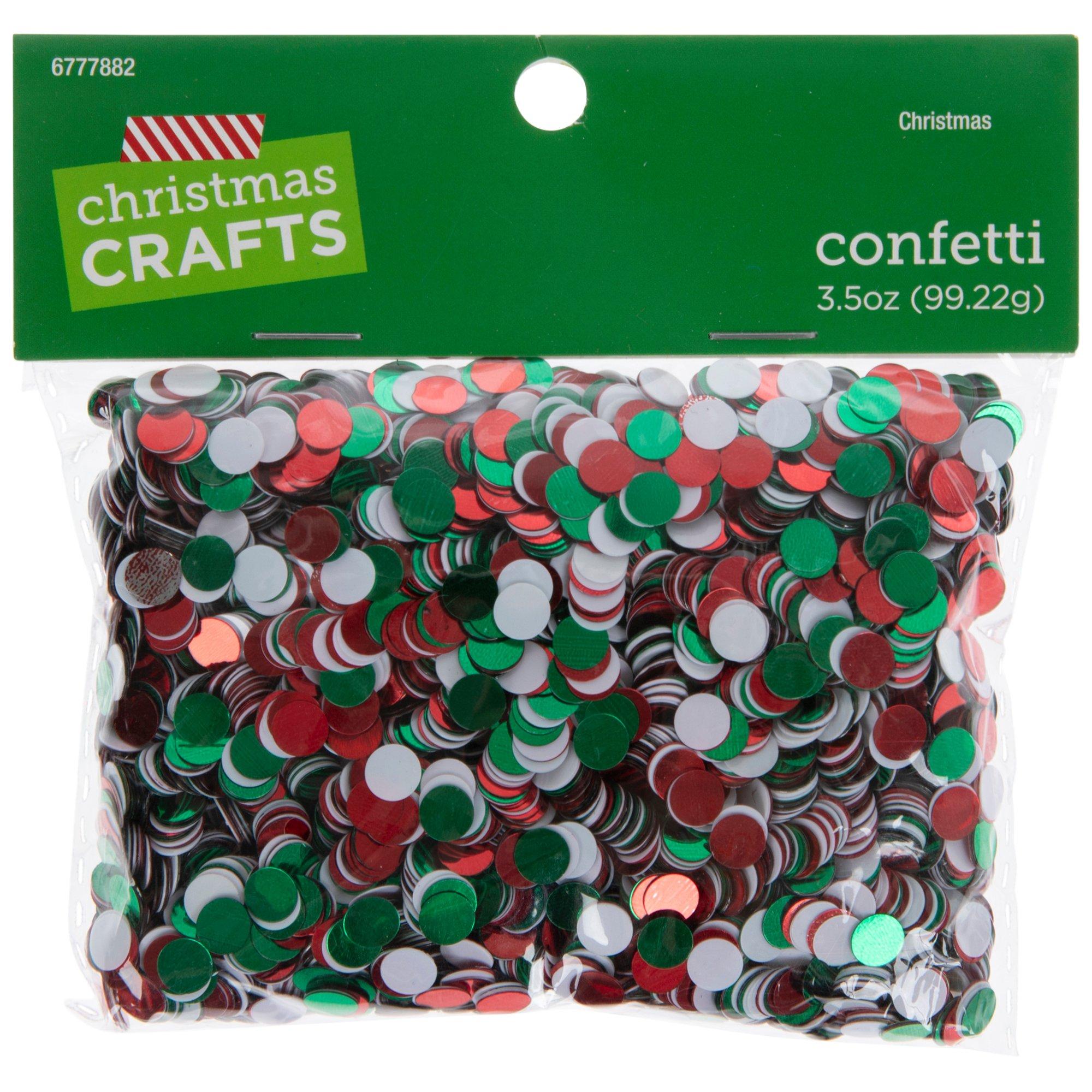 White, Green & Red Dot Confetti | Hobby Lobby | 6777882