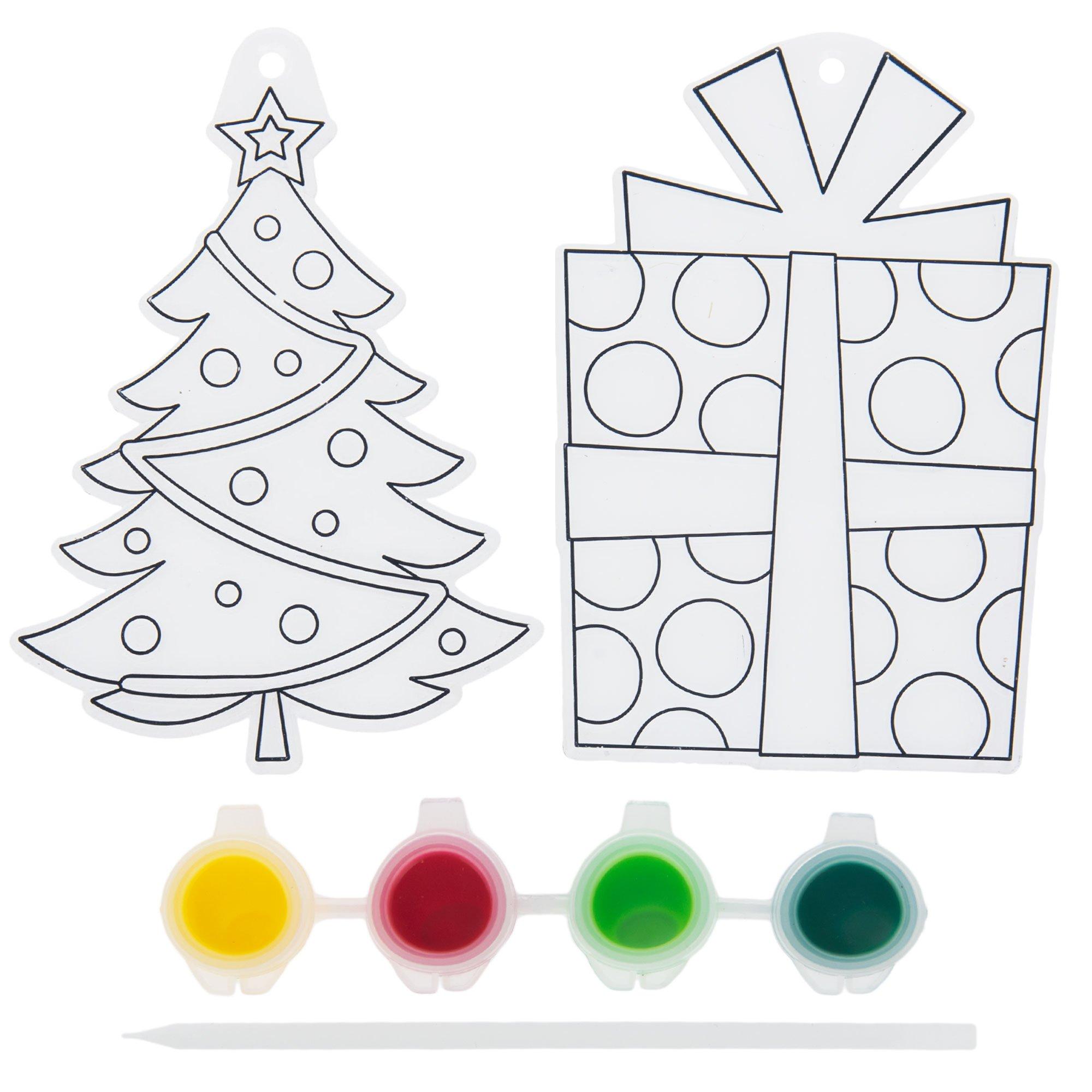 Christmas Tree & Present Suncatcher Craft Kit | Hobby Lobby | 6783492