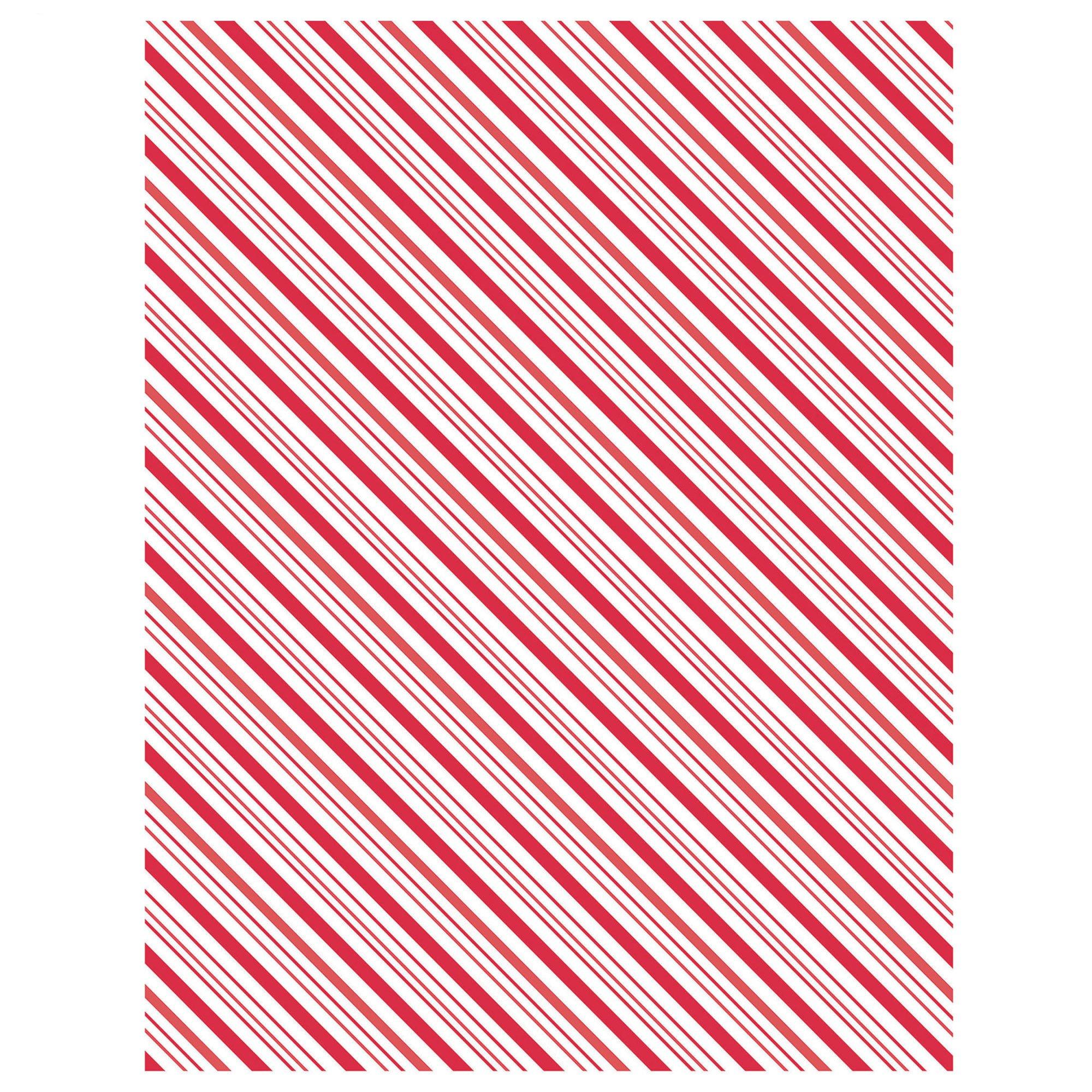 Candy Cane Striped Scrapbook Paper - 8 1/2" x 11" | Hobby Lobby | 722058