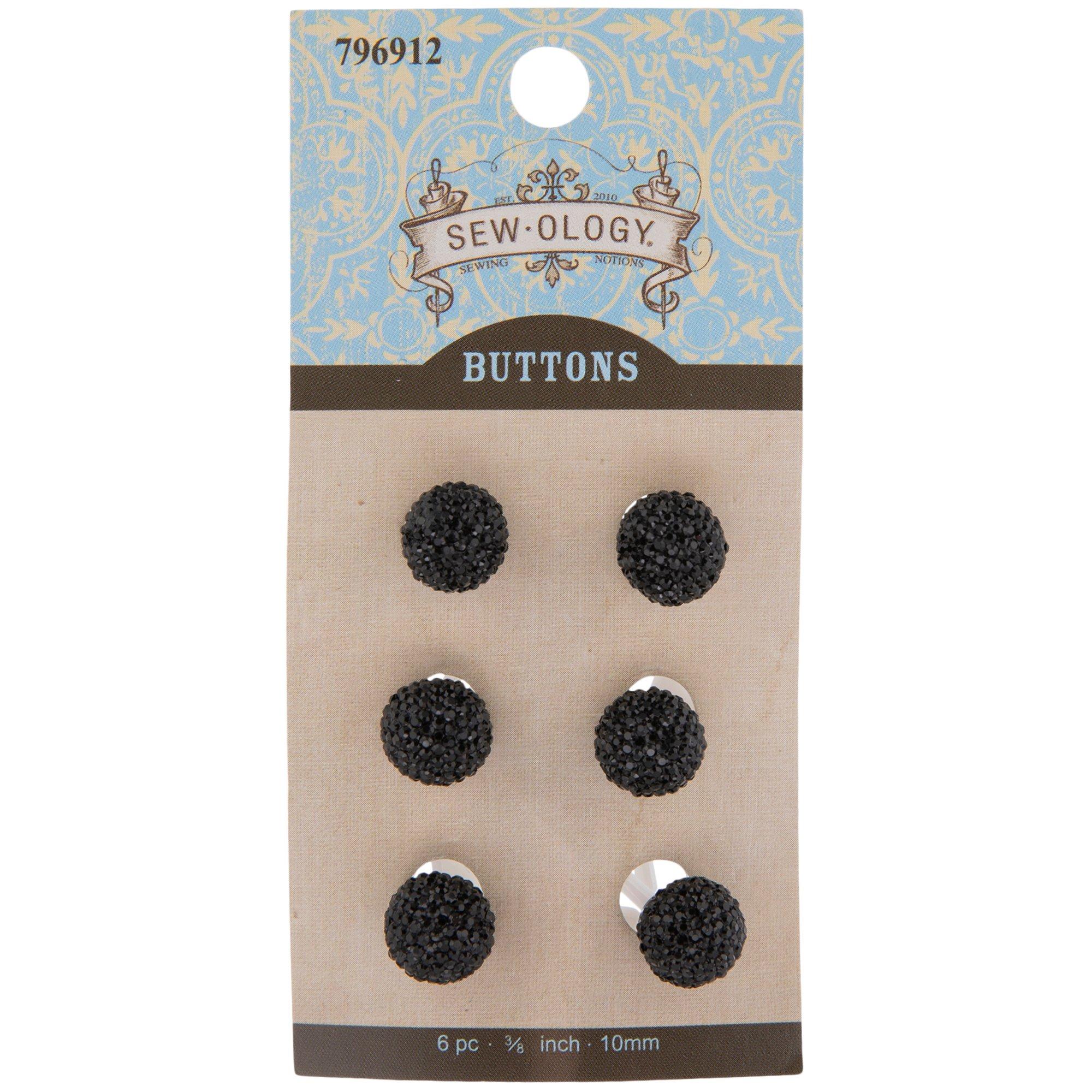 Rhinestone Ball Shank Buttons - 10mm | Hobby Lobby | 796912
