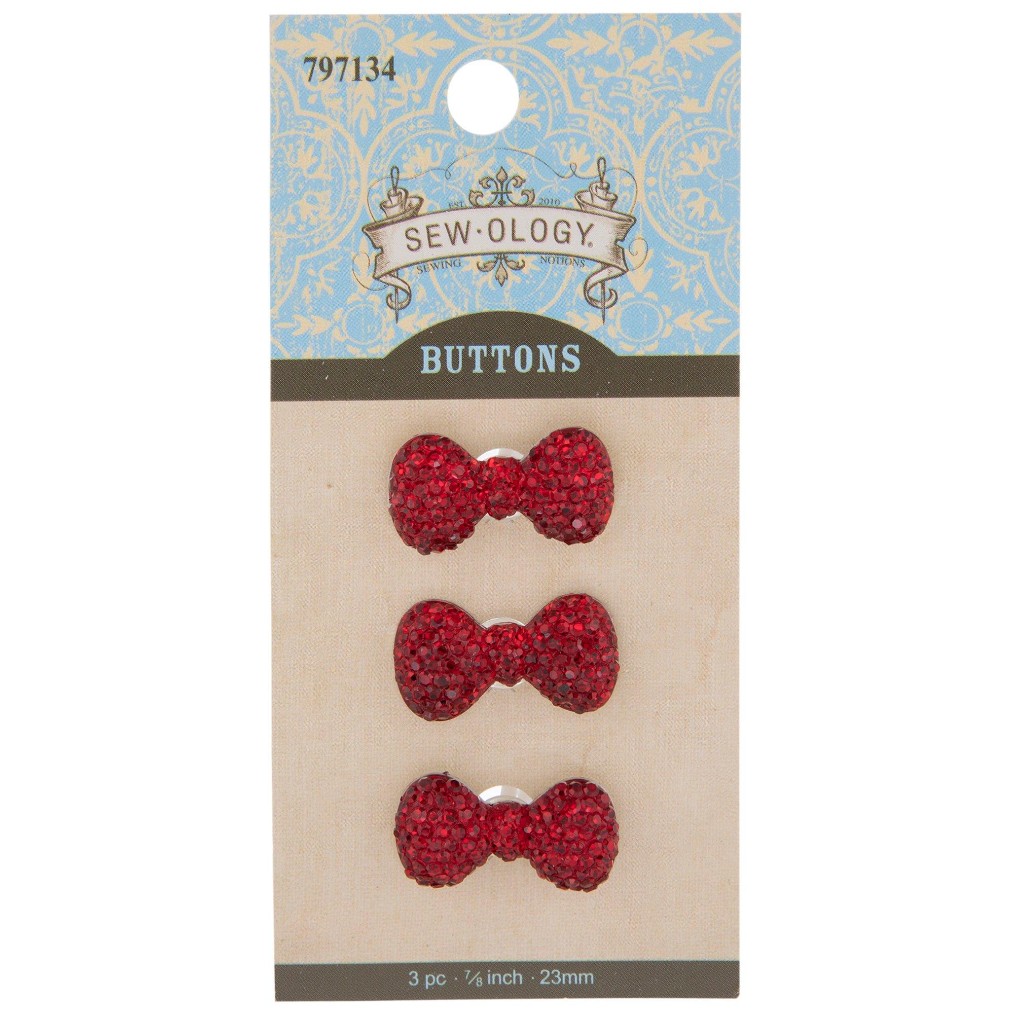 Rhinestone Bow Shank Buttons | Hobby Lobby | 797134