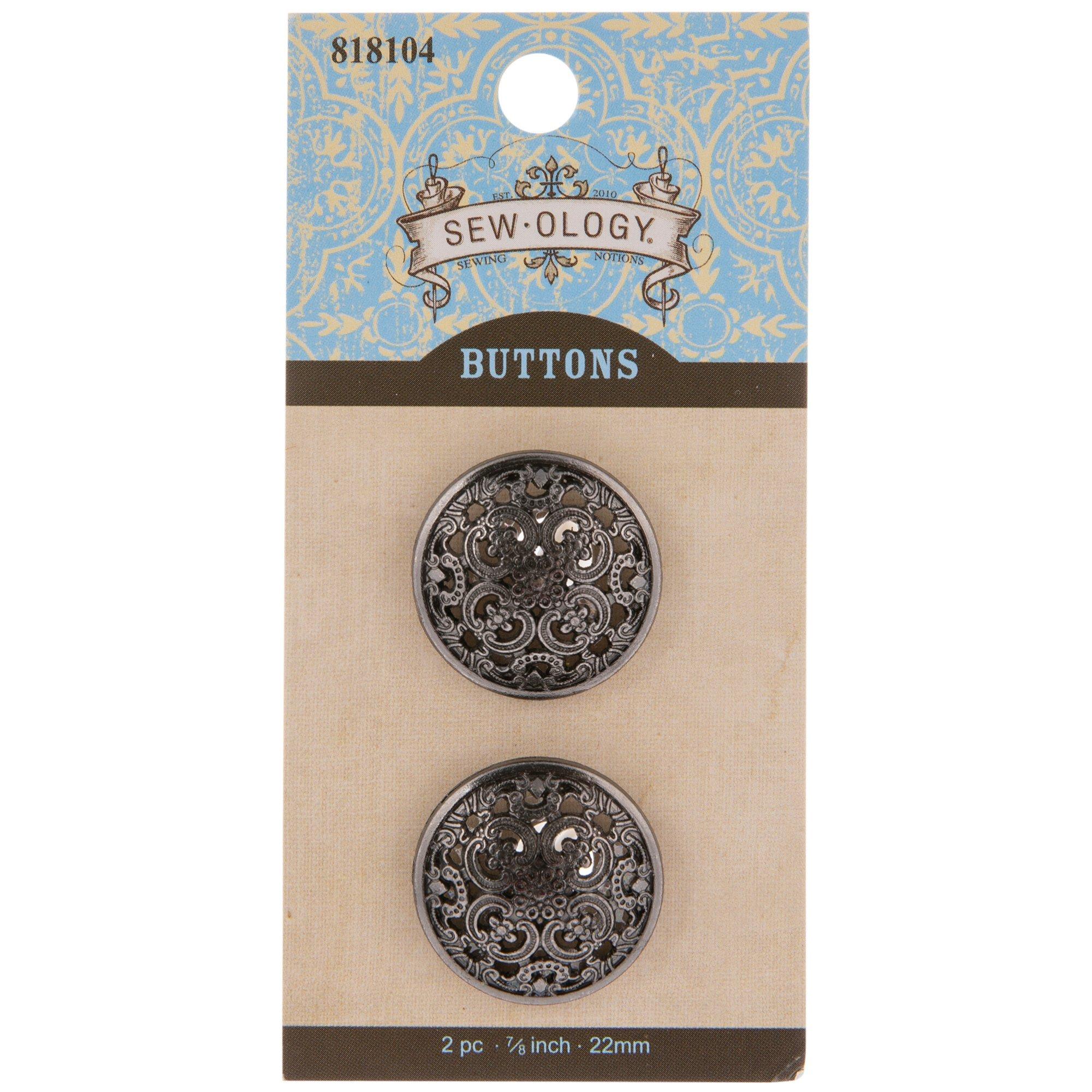 Scroll Round Shank Buttons - 22mm | Hobby Lobby | 818104