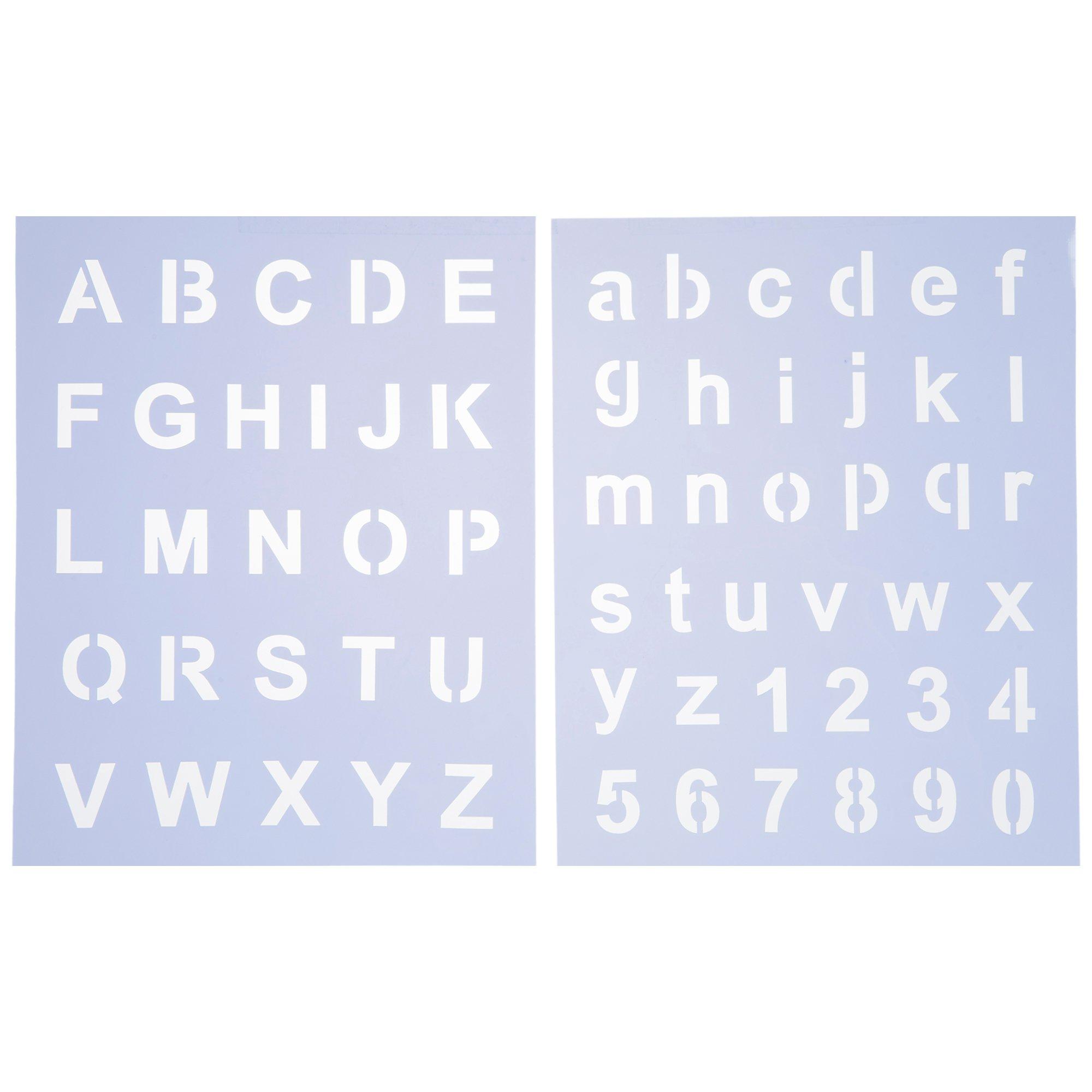 Basic Block Alphabet Stencils | Hobby Lobby | 825604