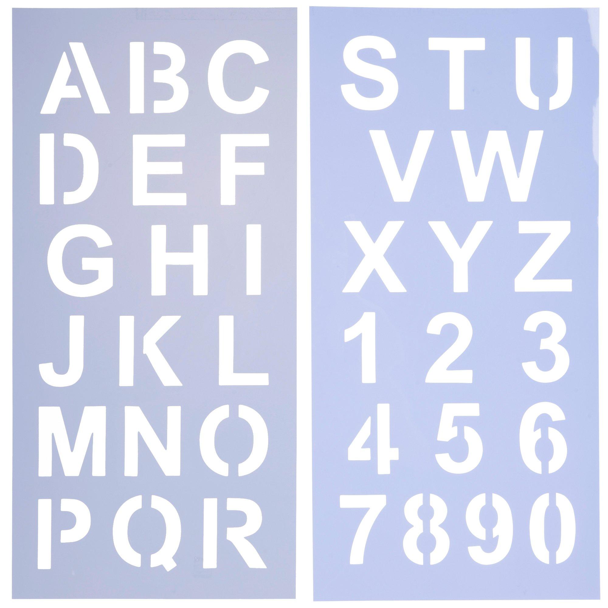 Block Letter Stencils P