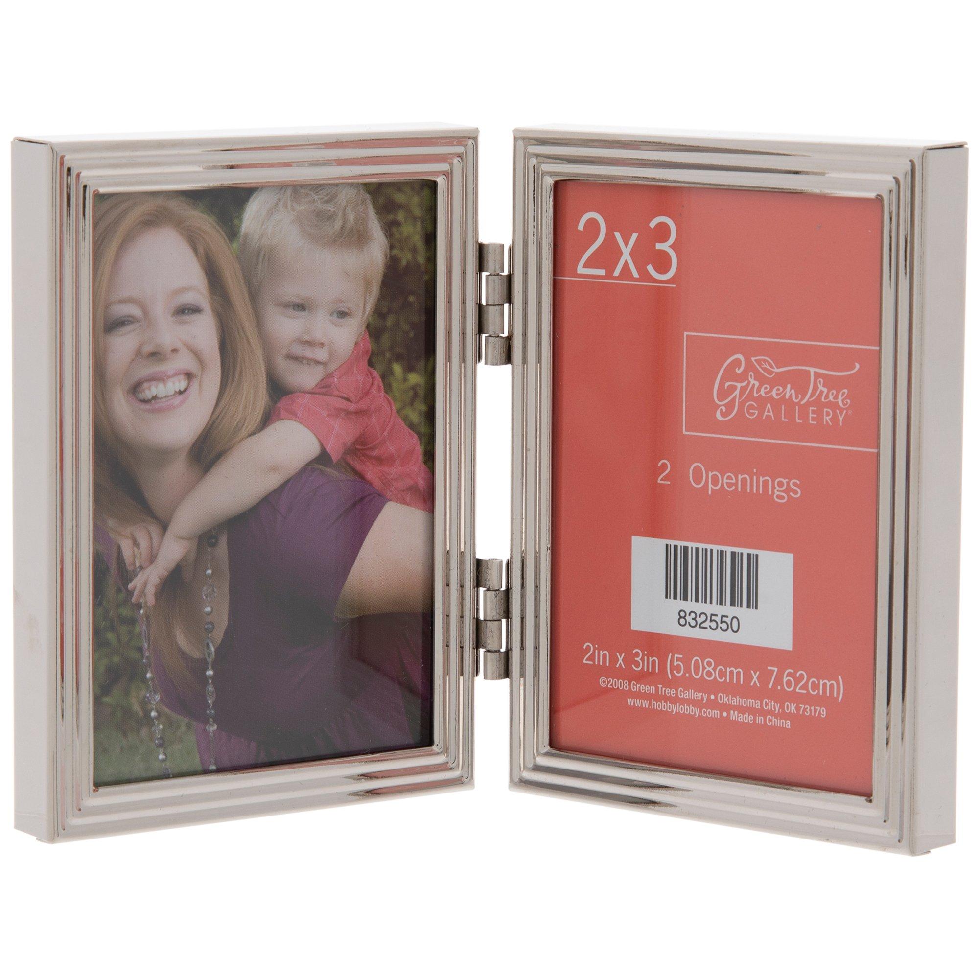 Ridged Metal Folding Collage Frame - 2" x 3" | Hobby Lobby | 832550