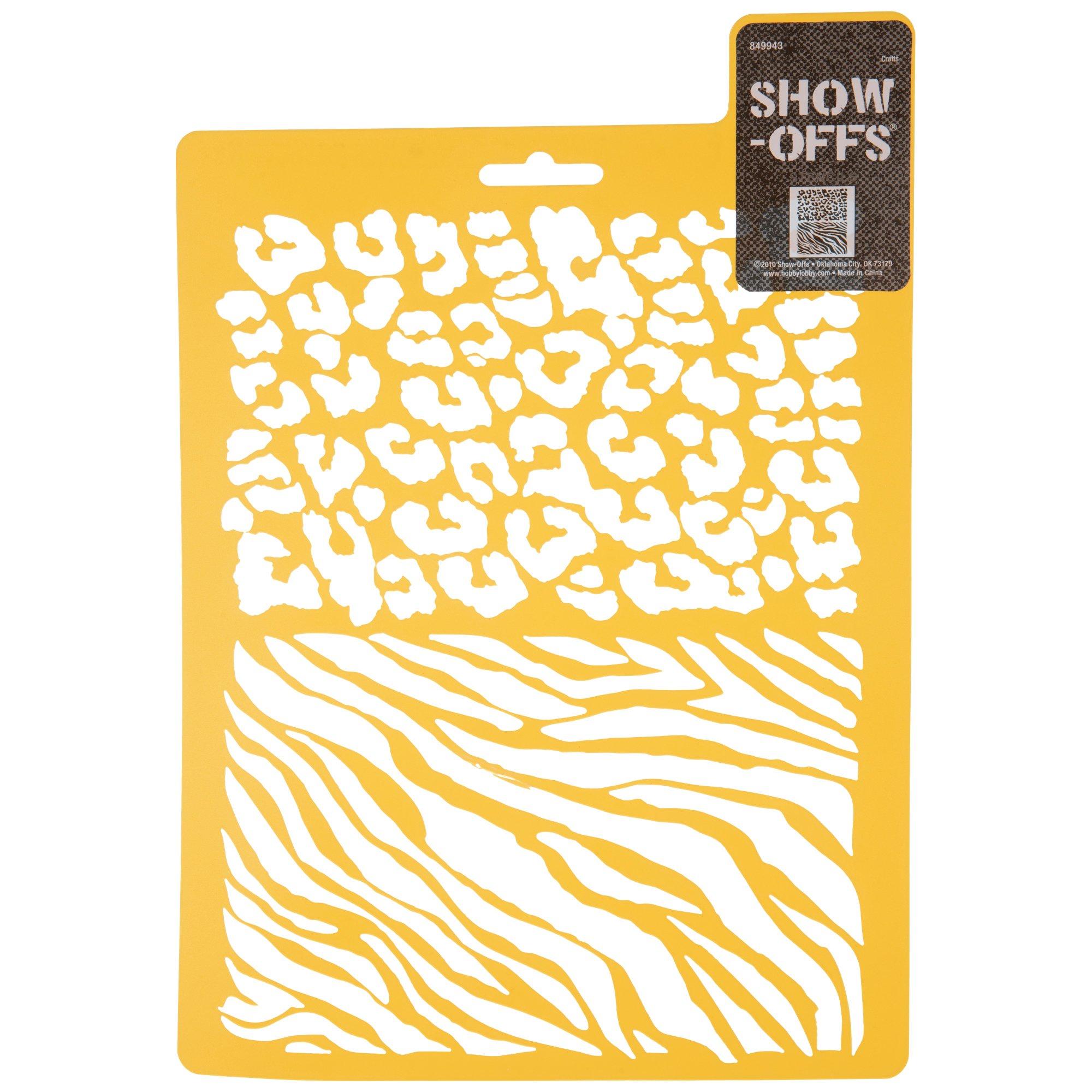 Animal Print Duo Stencil | Hobby Lobby | 849943