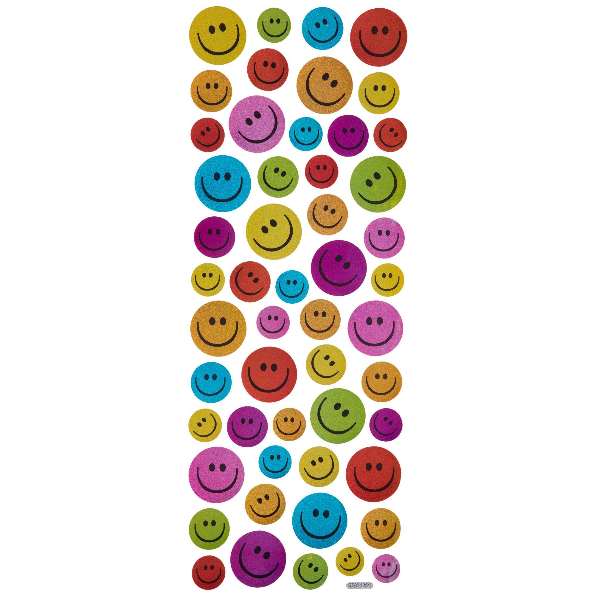 Happy Face Foil Stickers | Hobby Lobby | 853762