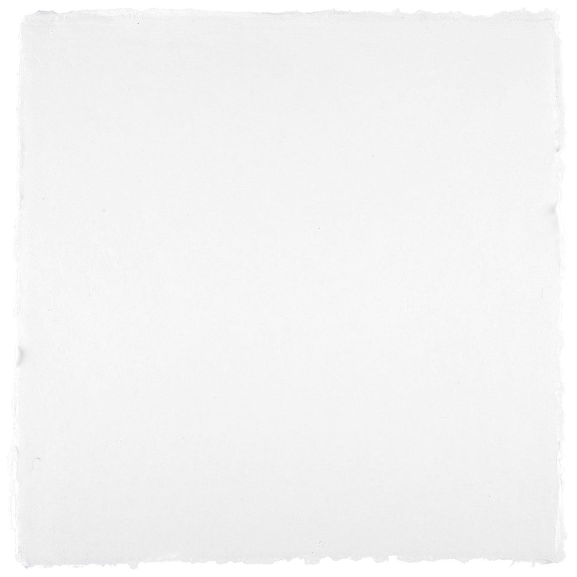White Handmade Scrapbook Paper - 12" x 12" | Hobby Lobby | 865691
