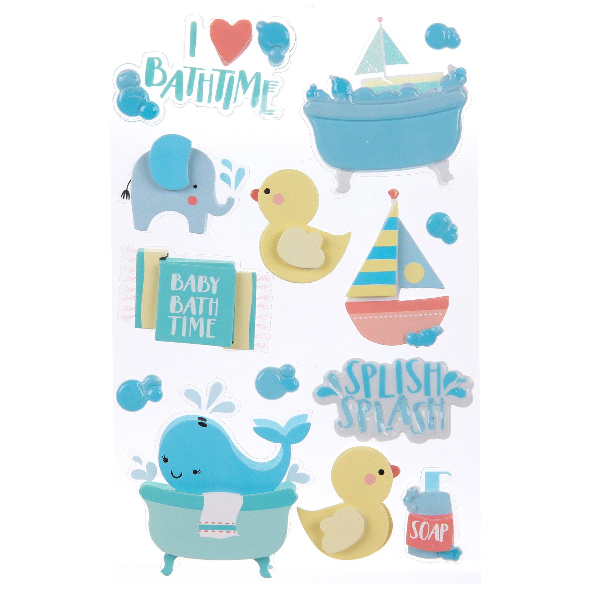 Bath Time 3D Stickers | Hobby Lobby | 877324